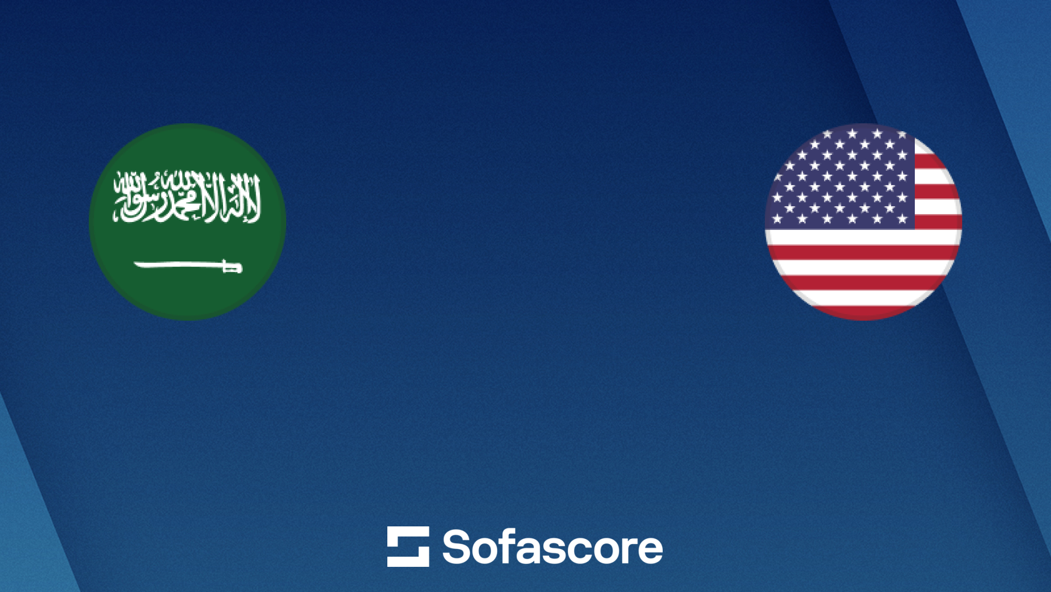 Saudi Arabia vs USA live score, H2H and lineups | Sofascore