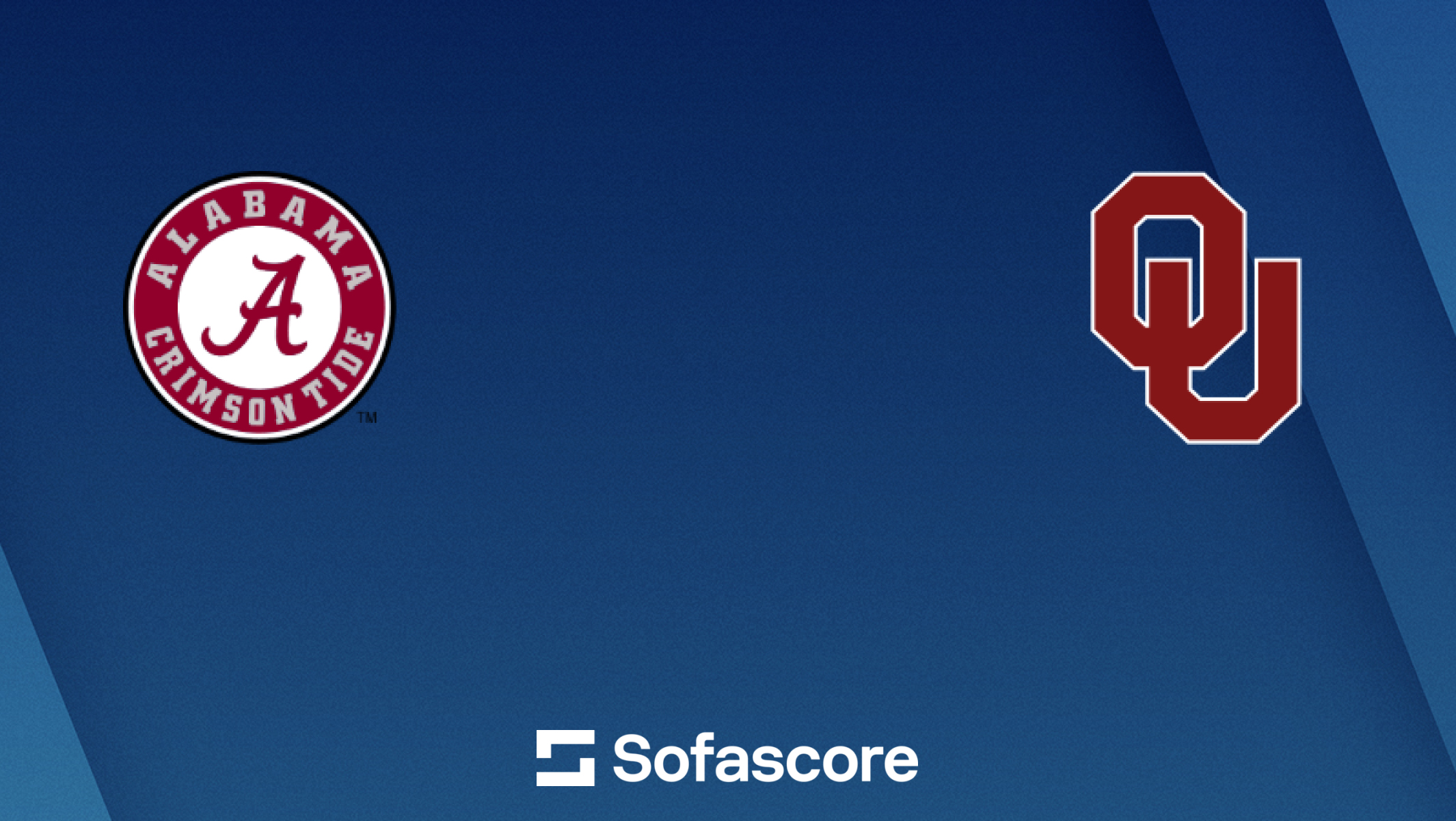 Alabama vs Oklahoma live score & H2H | Sofascore