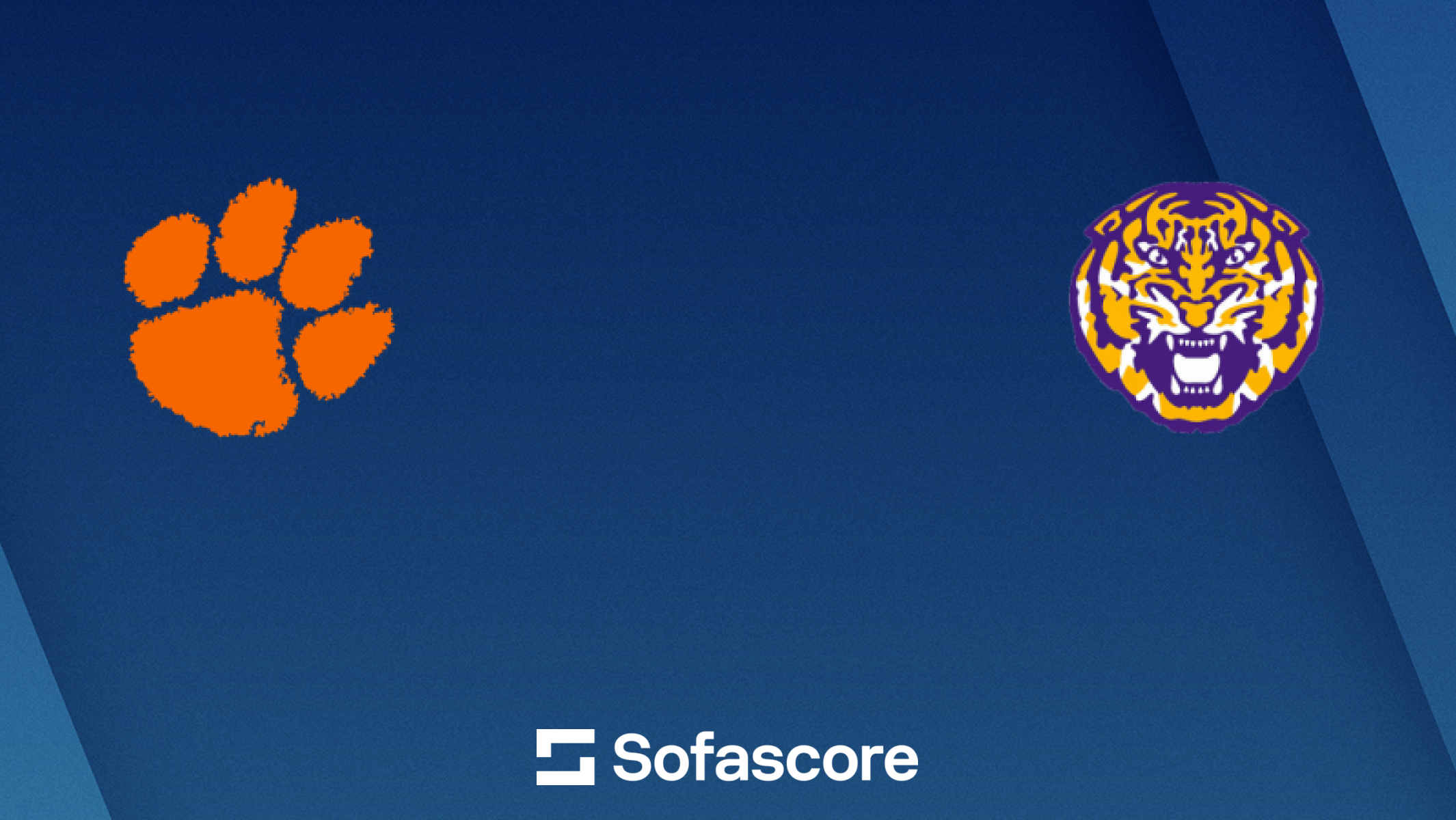 Clemson vs LSU Tigers live score & H2H | Sofascore
