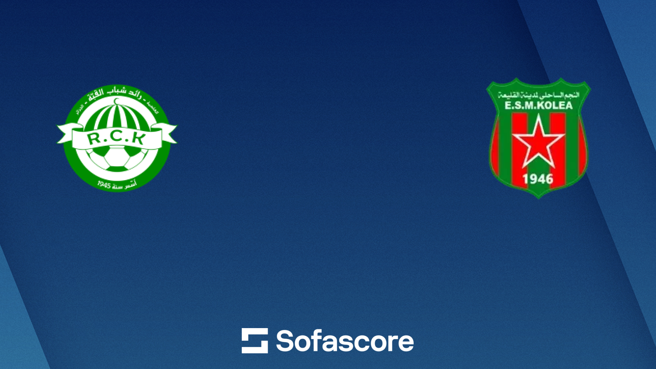 RC Kouba vs ESM Kolea live score, H2H and lineups | Sofascore