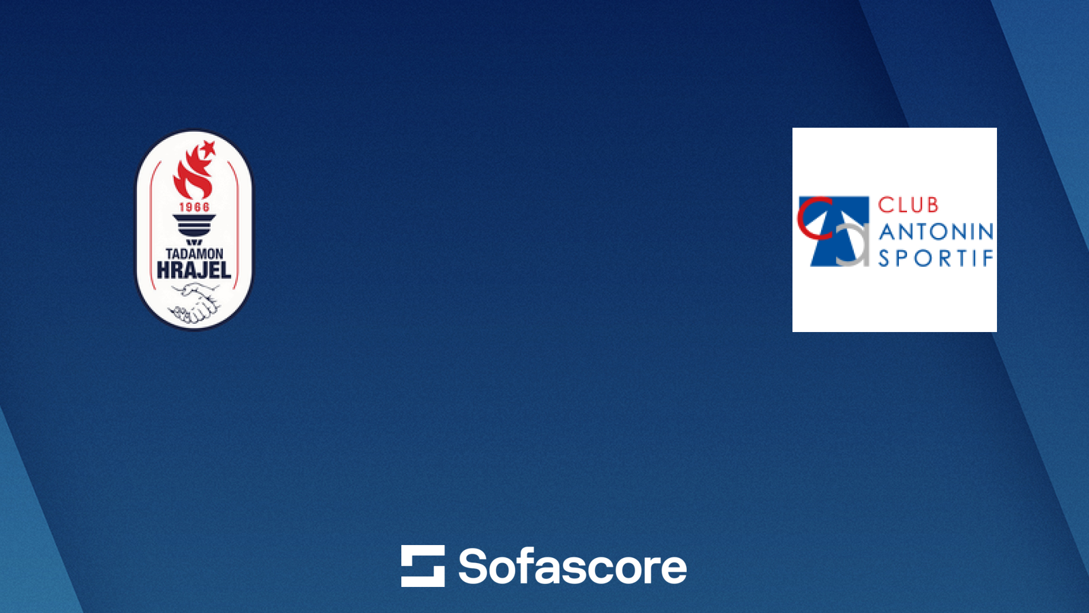 Club Tadamon Hrajel Antonine live score, video stream and H2H results ...