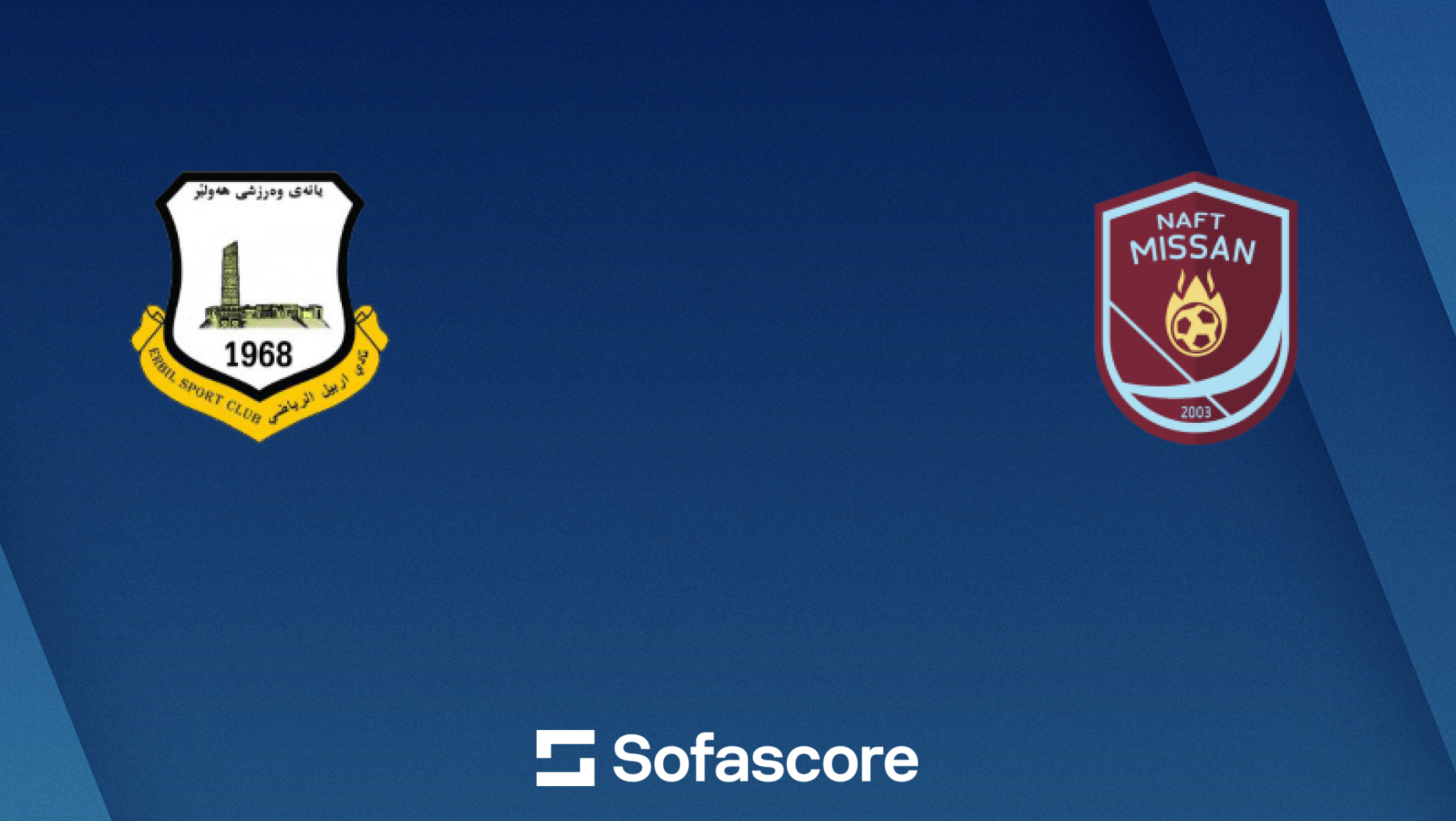 Erbil SC vs Naft Missan live score, H2H and lineups | Sofascore