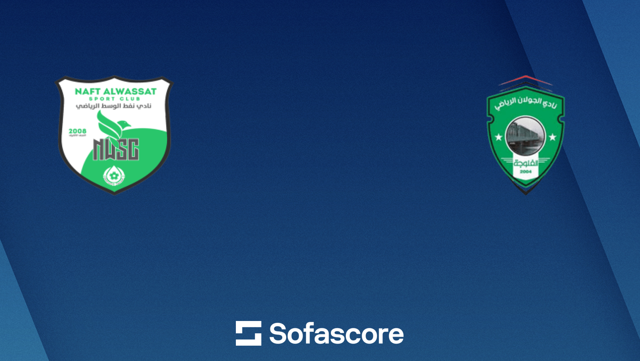 Naft Al Wasat SC vs Al Jolan SC live score, H2H and lineups | Sofascore