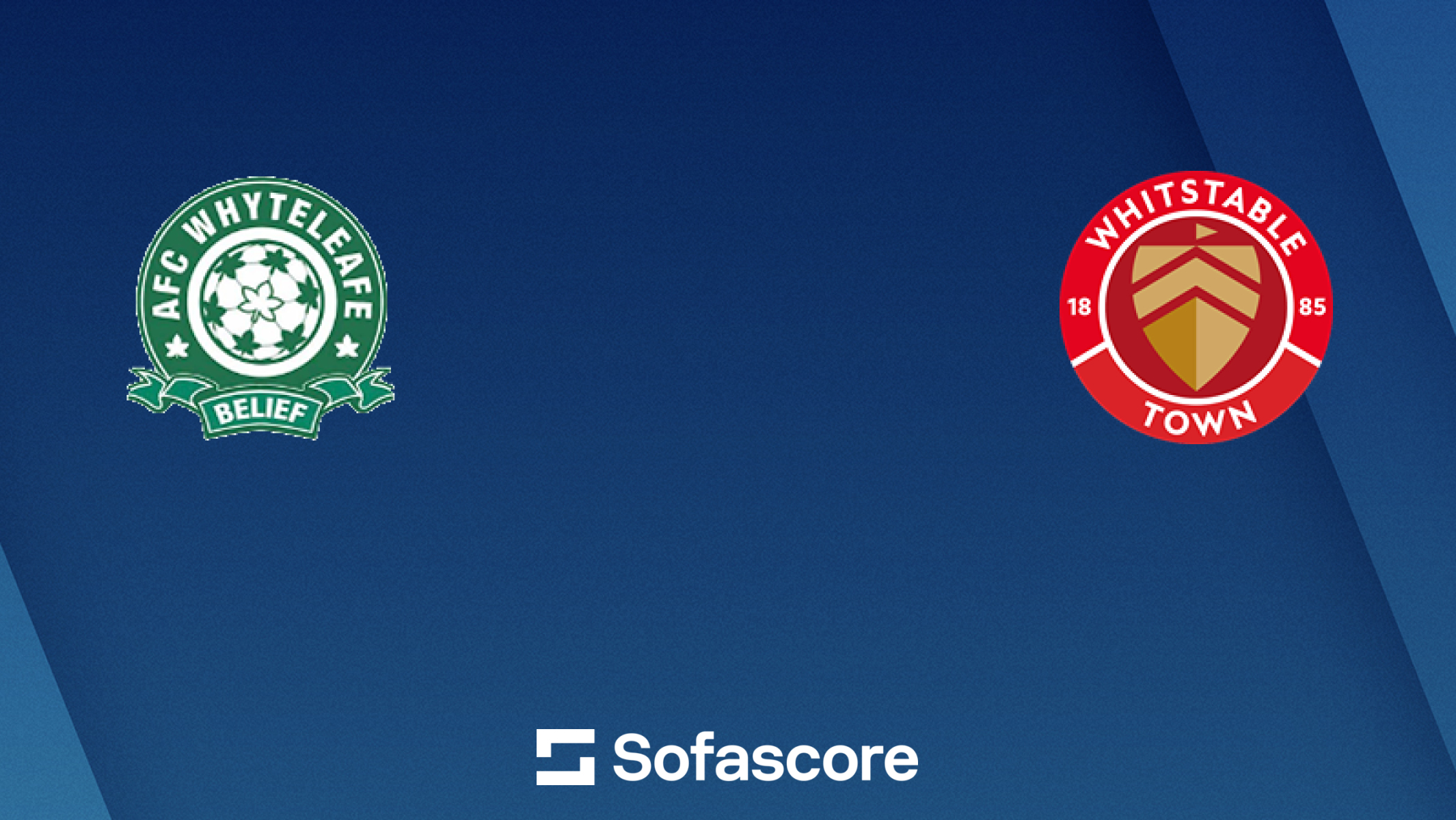 AFC Whyteleafe vs Whitstable Town live score, H2H and lineups | Sofascore