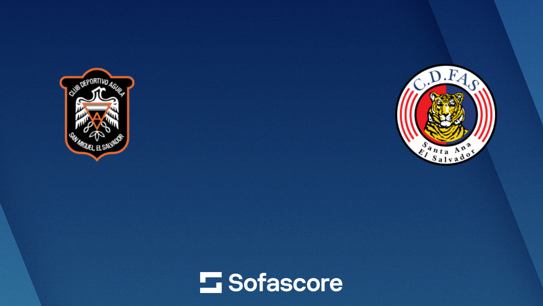 CD Águila vs CD FAS live score, H2H and lineups | Sofascore