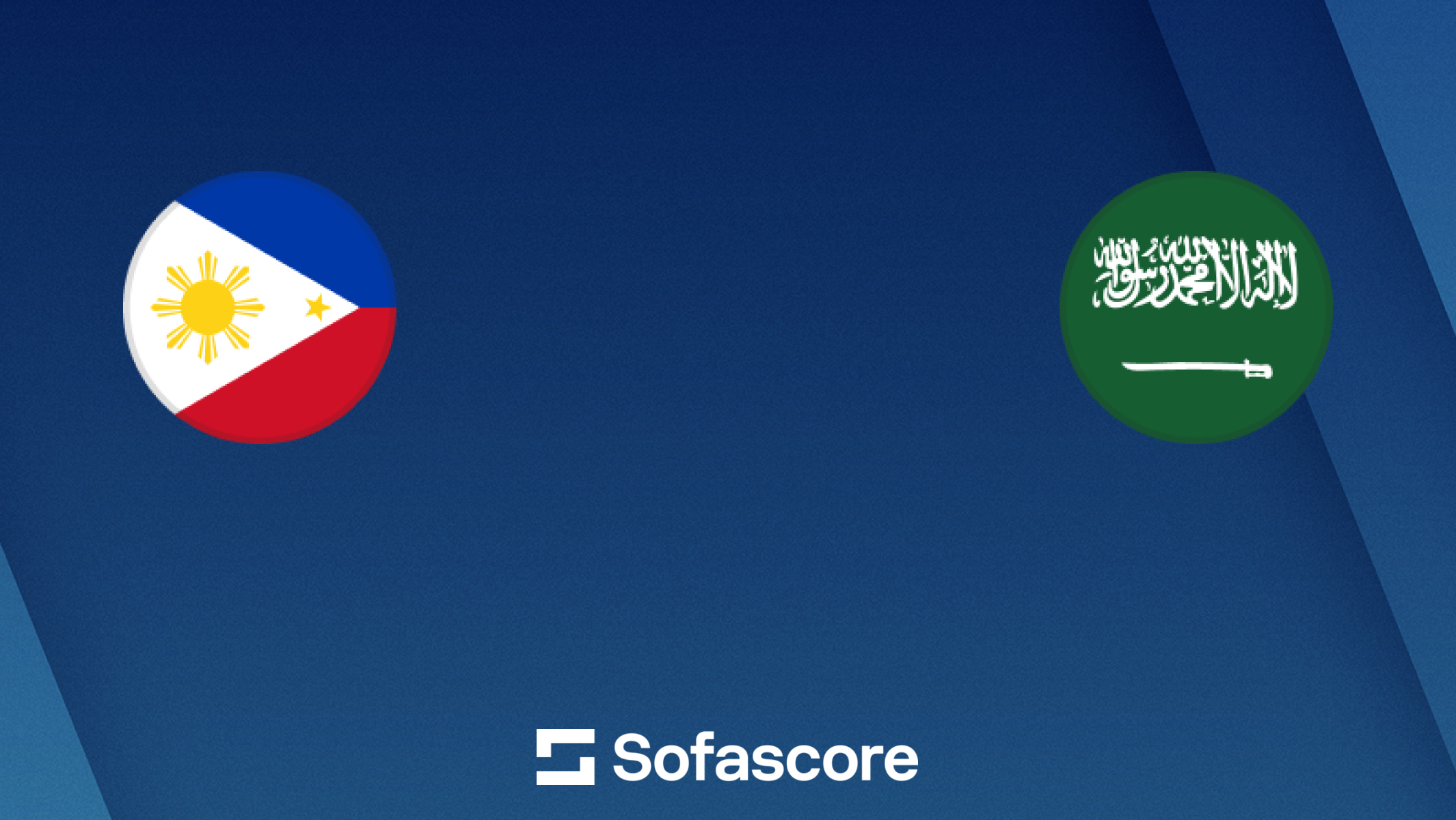 Philippines vs Saudi Arabia live score, H2H and lineups | Sofascore