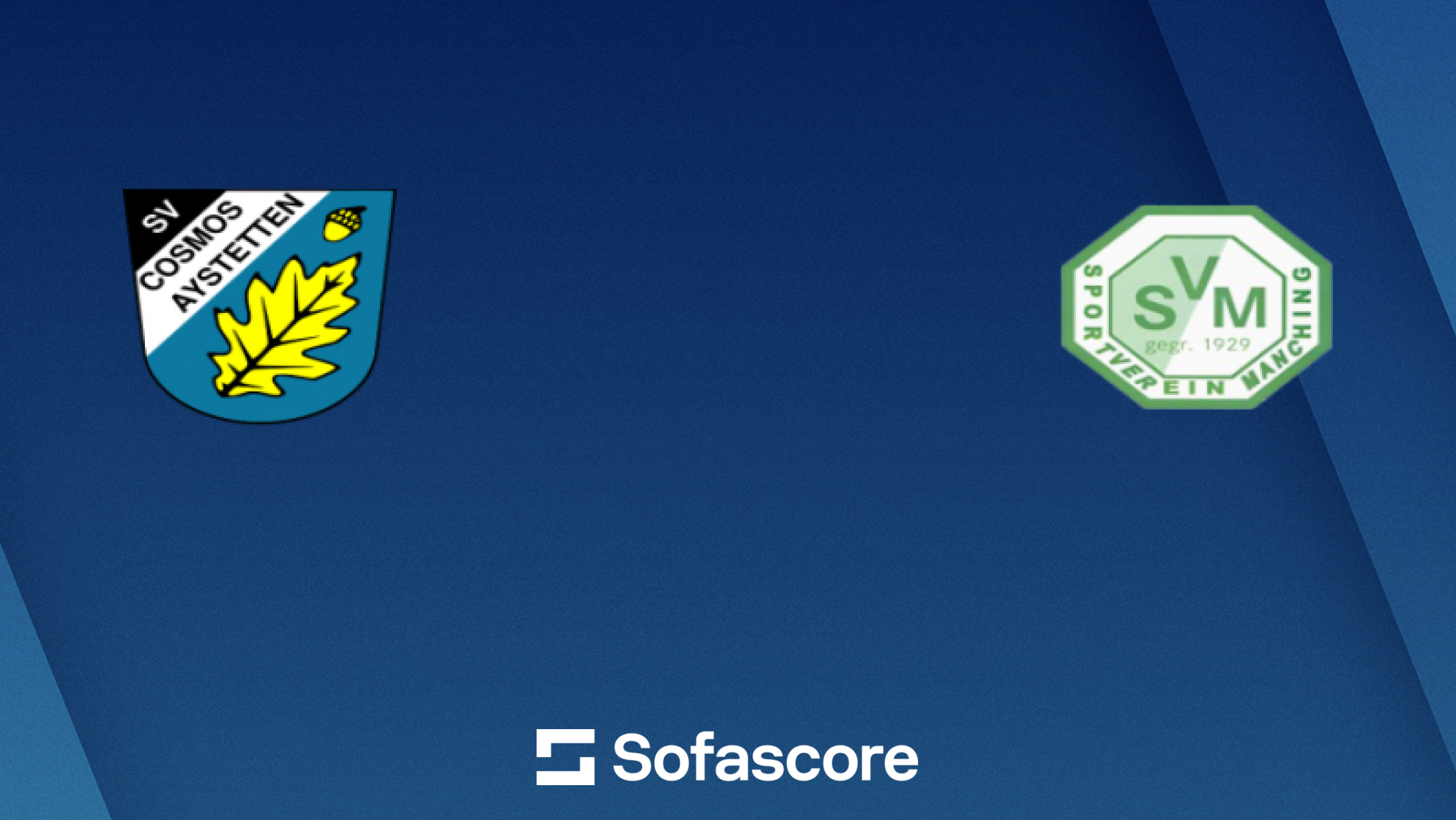 SV Cosmos Aystetten vs SV Manching live score, H2H and lineups | Sofascore