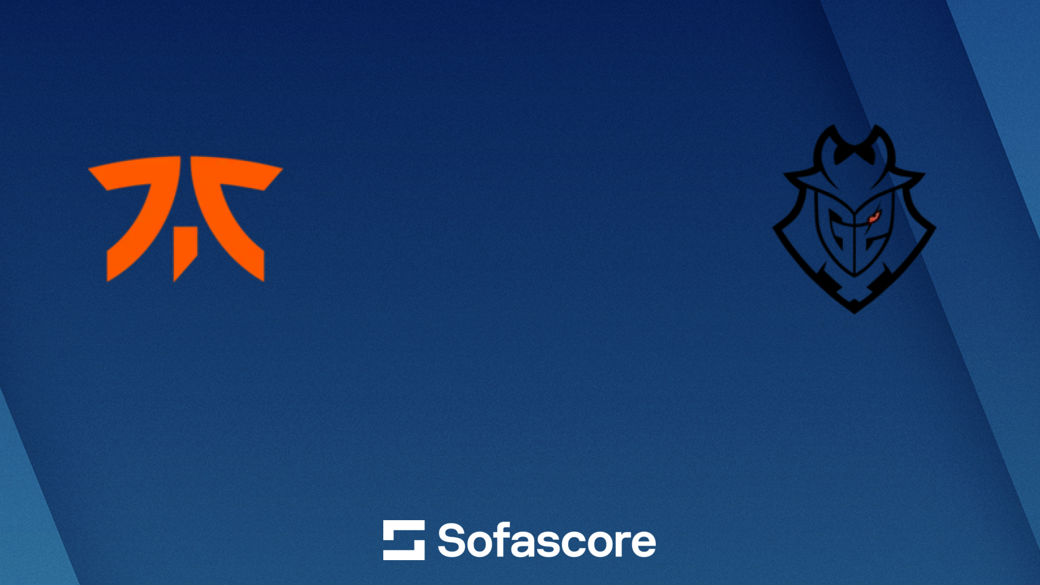 Fnatic – G2 Esports - Live score | Sofascore