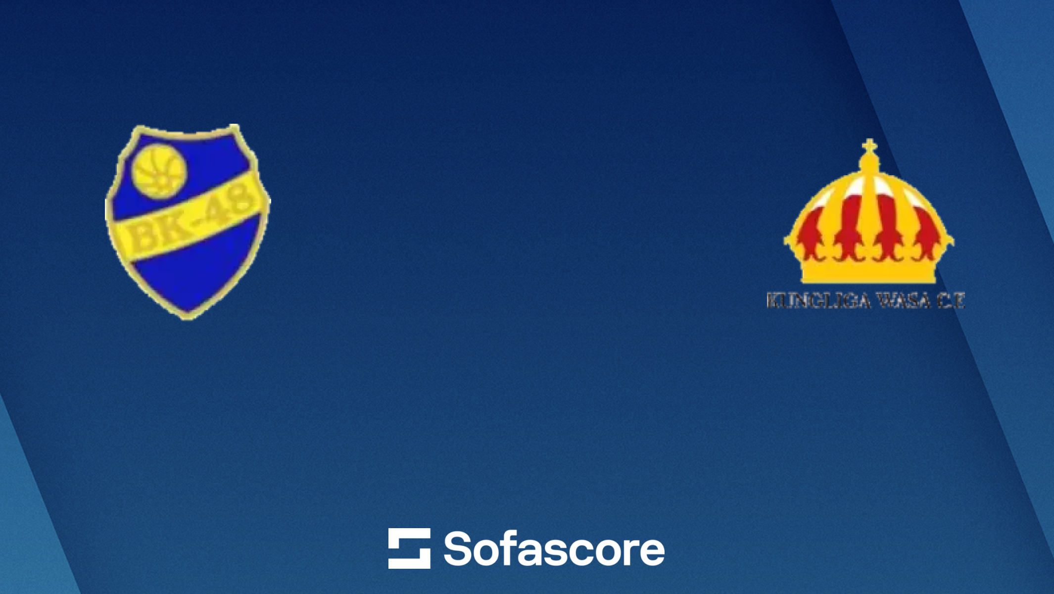 BK-48 vs Kungliga Wasa C.F. live score, H2H and lineups | Sofascore