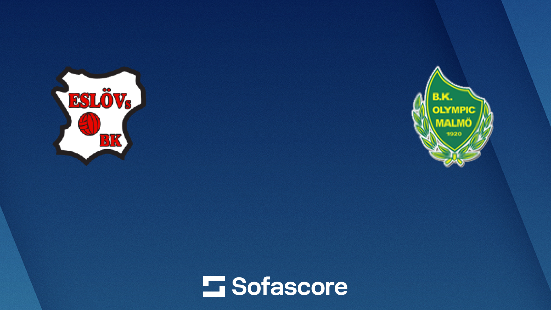 Eslövs BK vs BK Olympic live score, H2H and lineups | Sofascore