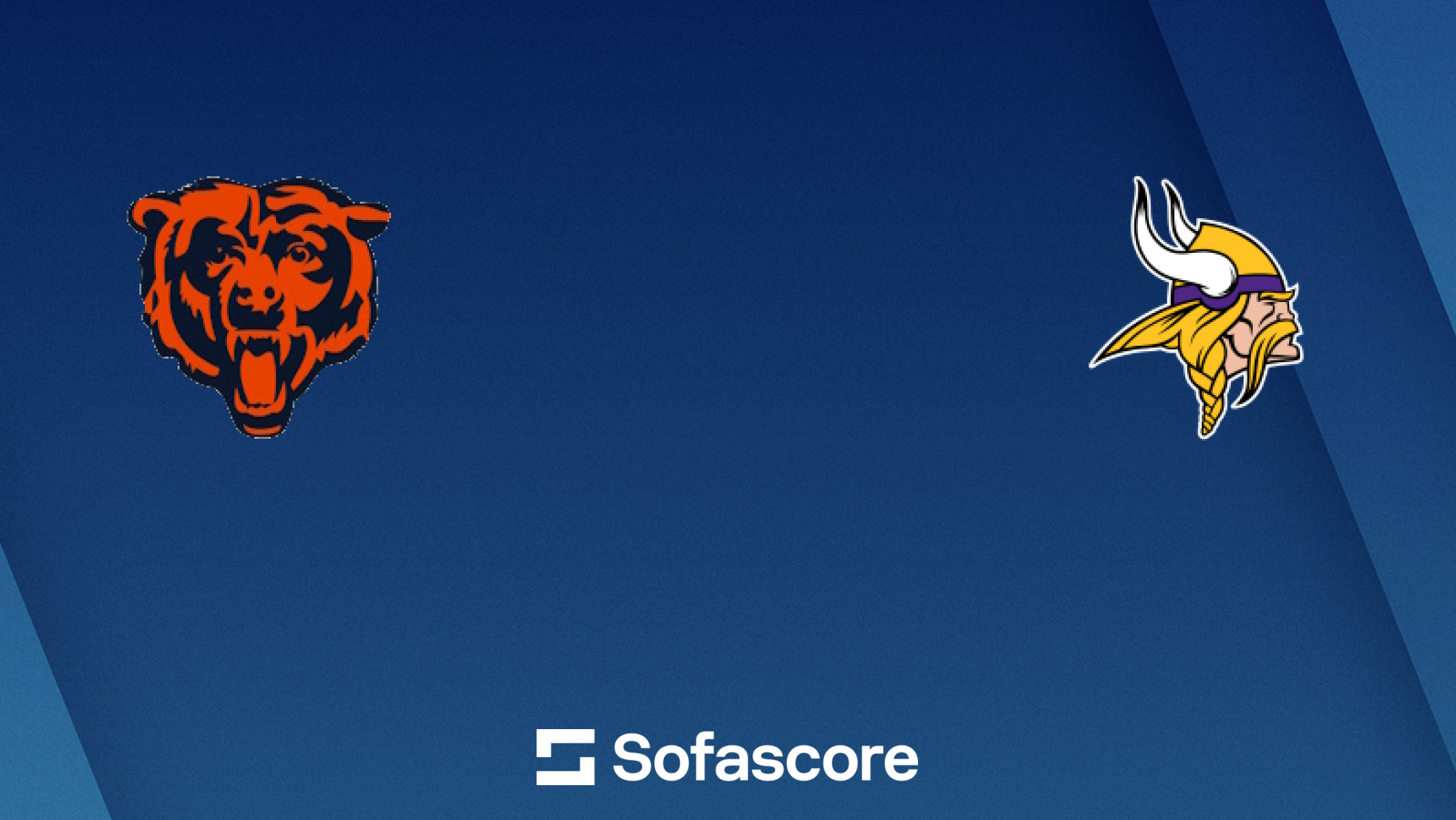 Bears vs Vikings live score & H2H | Sofascore