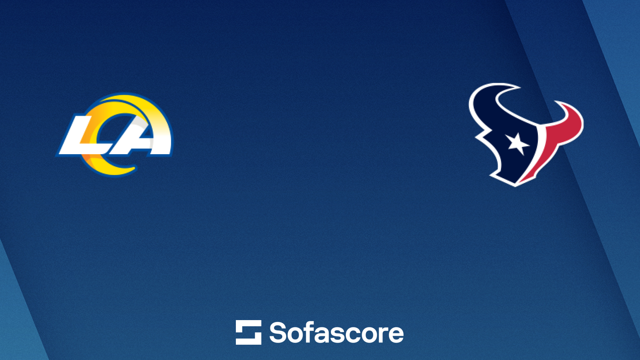 Rams vs Texans live score & H2H | Sofascore