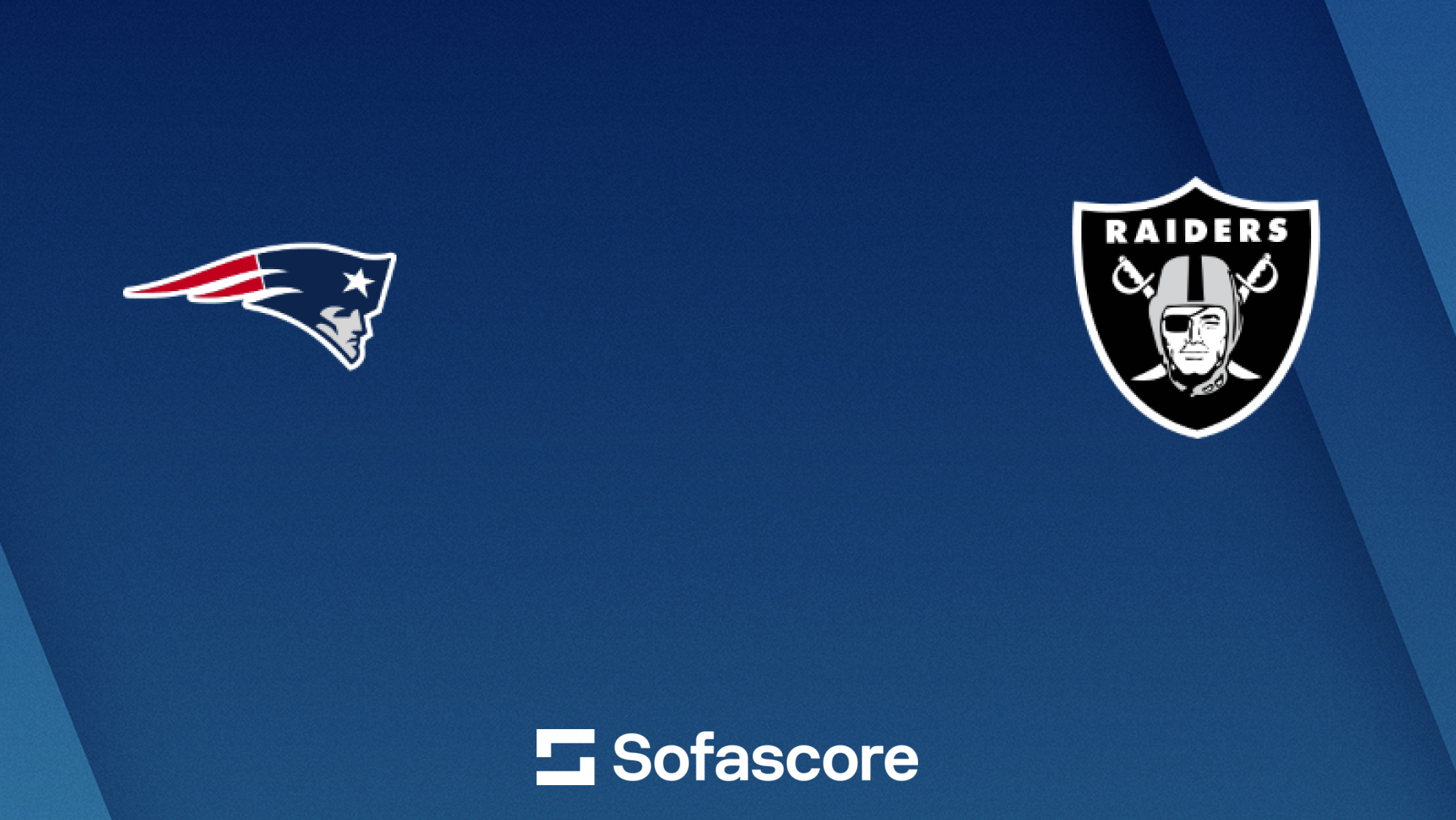 Patriots vs Raiders live score & H2H | Sofascore