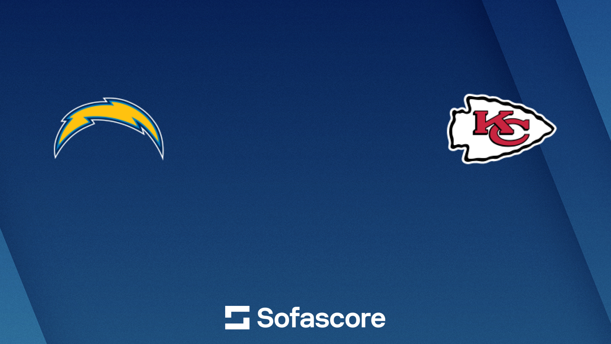 Chargers vs Chiefs live score & H2H | Sofascore