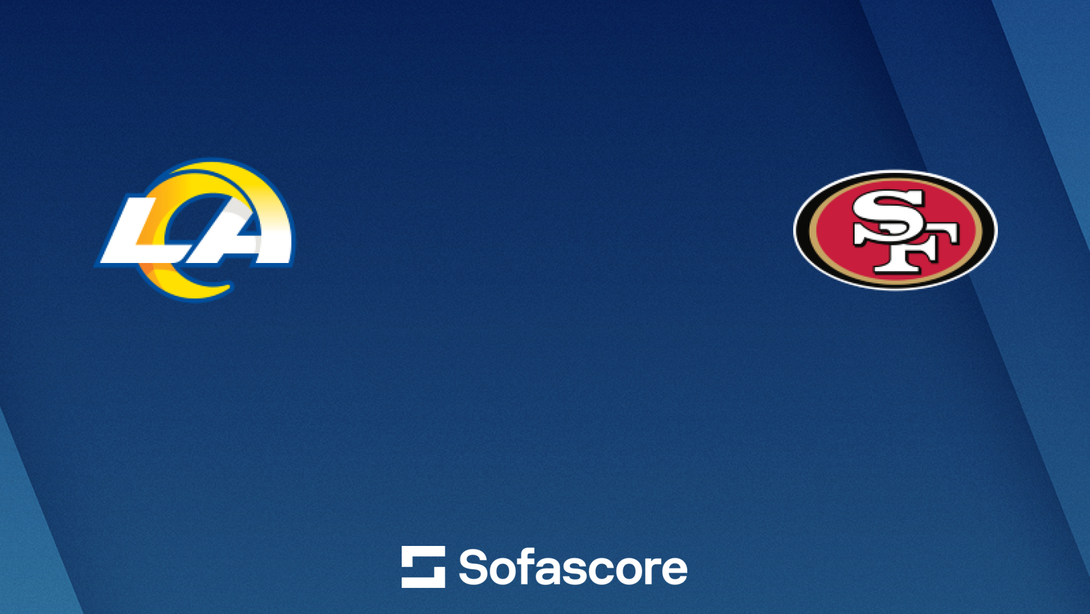 Rams vs 49ers live score & H2H | Sofascore