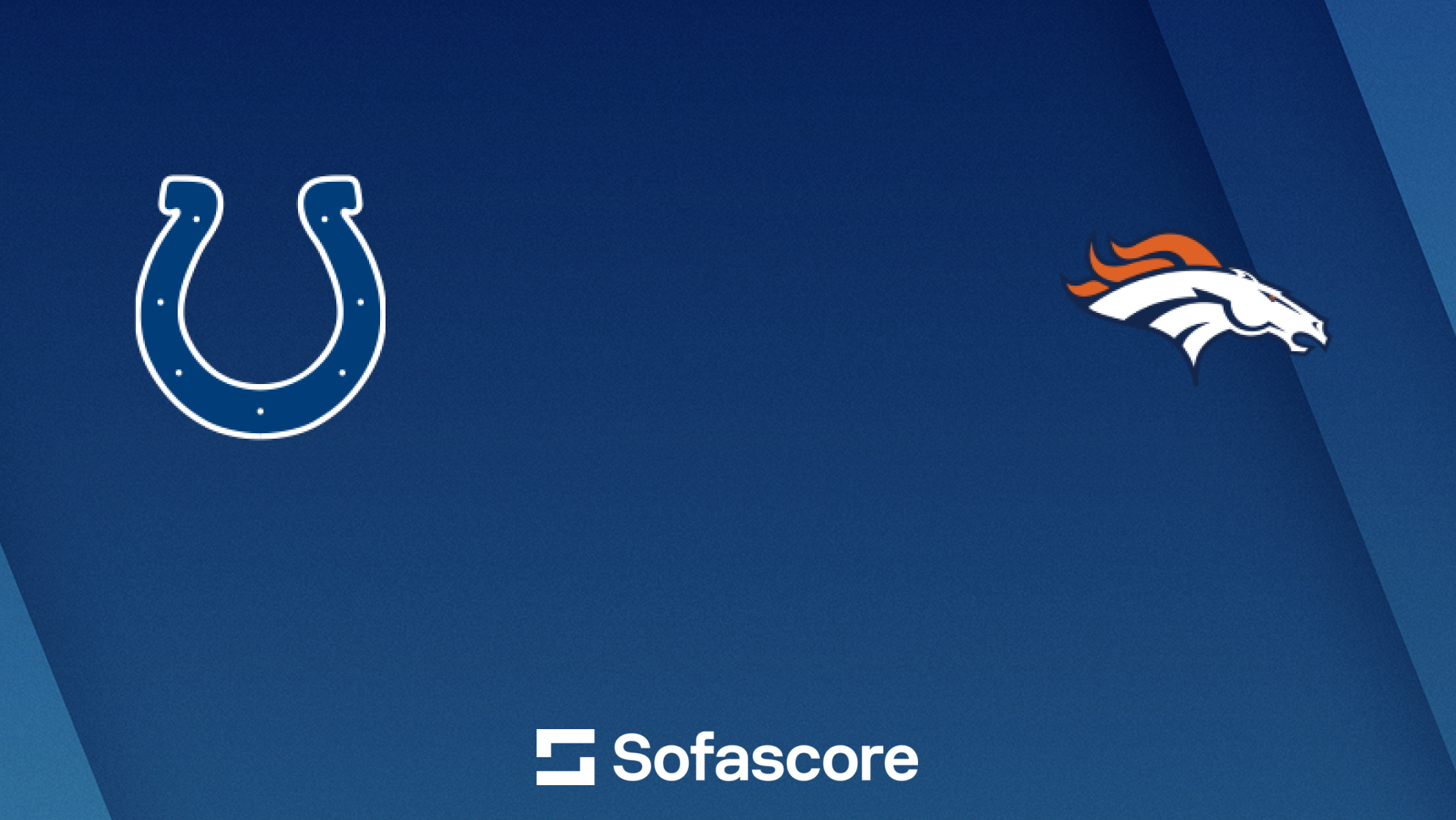 Colts vs Broncos live score & H2H | Sofascore