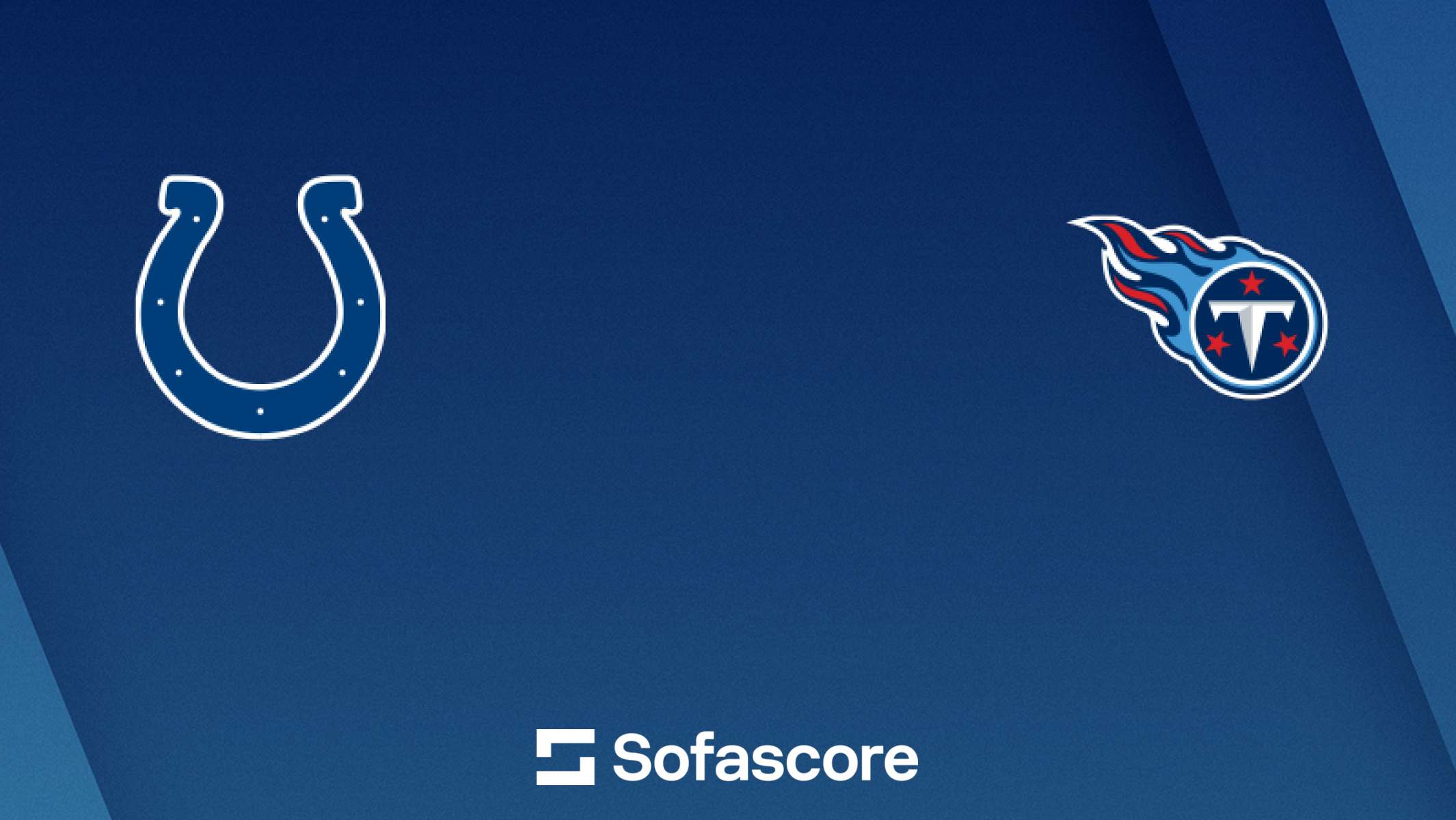 Colts vs Titans live score & H2H | Sofascore