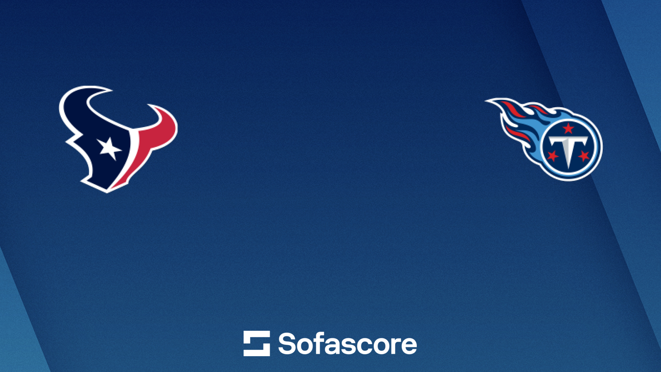 Texans vs Titans live score & H2H | Sofascore