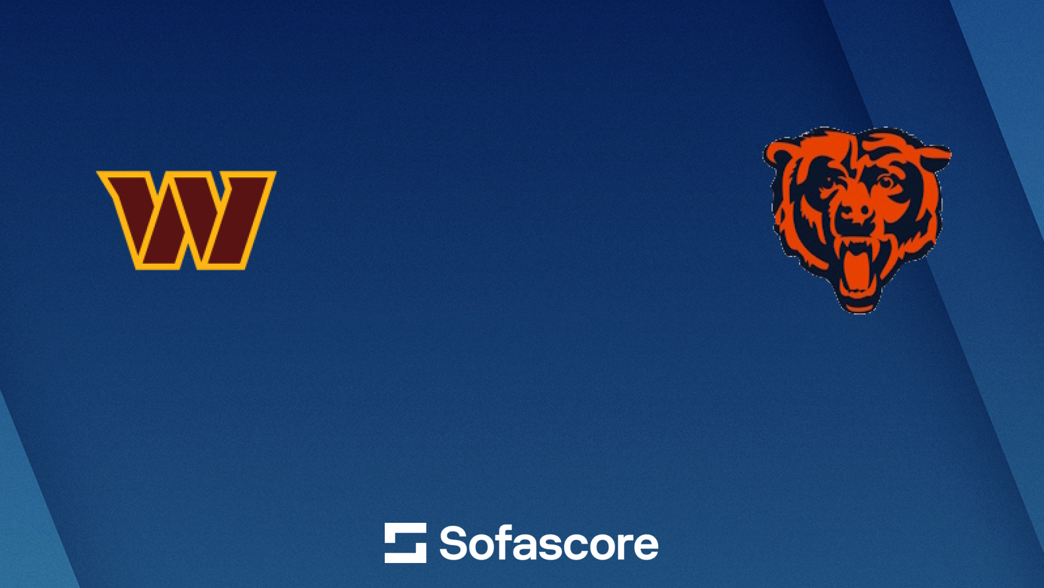 Commanders vs Bears live score & H2H | Sofascore