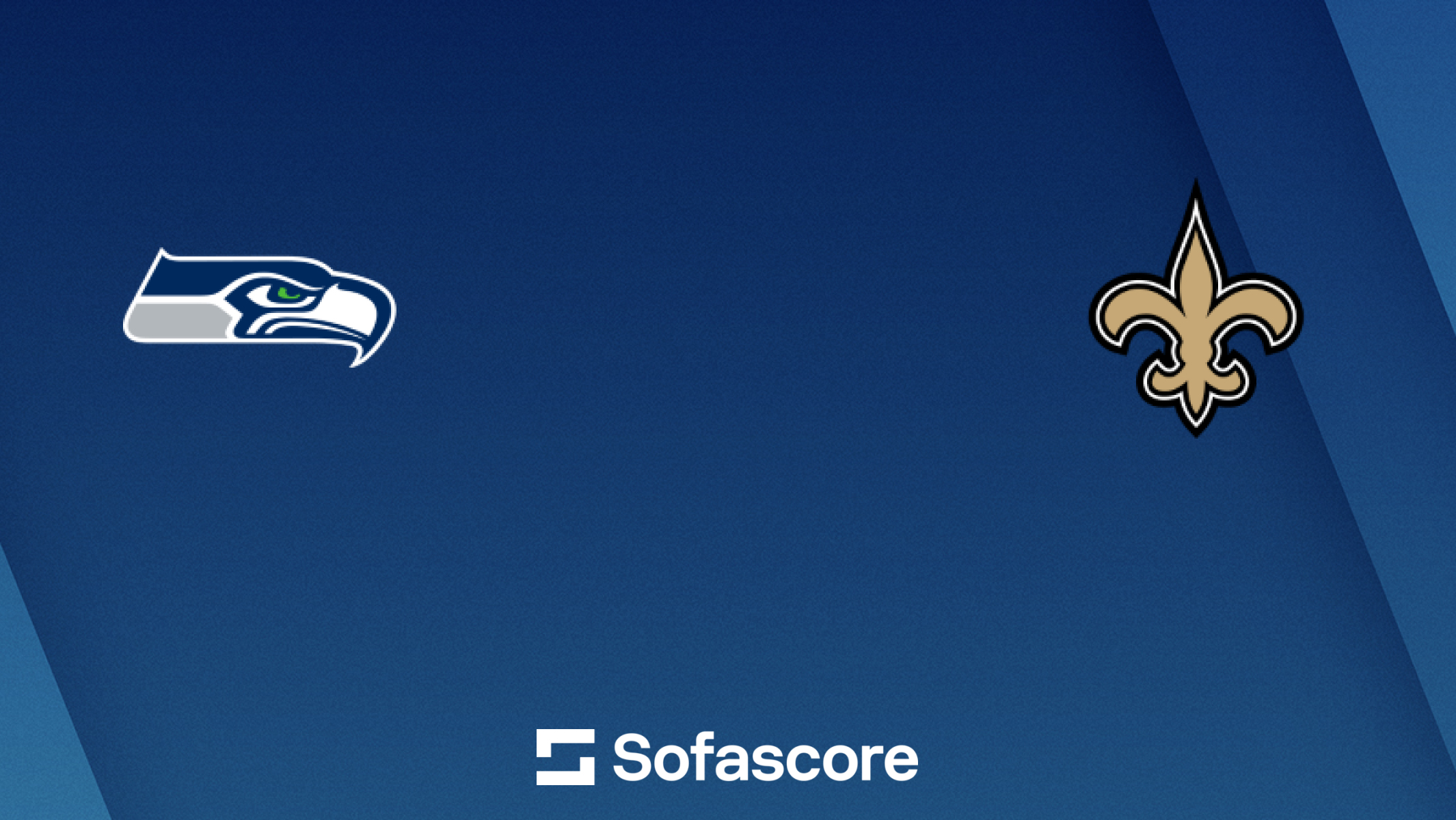 Seahawks vs Saints live score & H2H | Sofascore