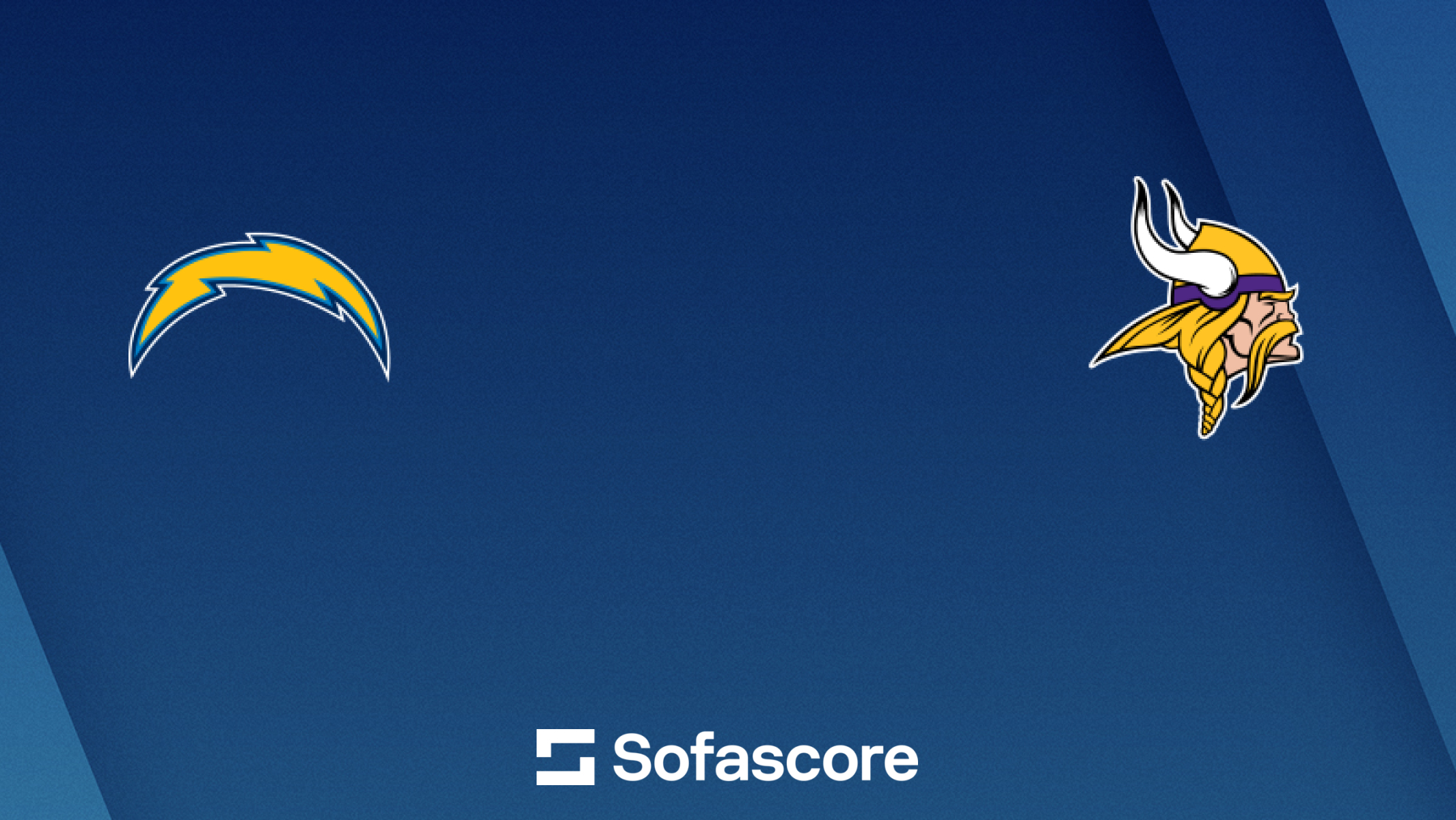 Chargers vs Vikings live score & H2H | Sofascore