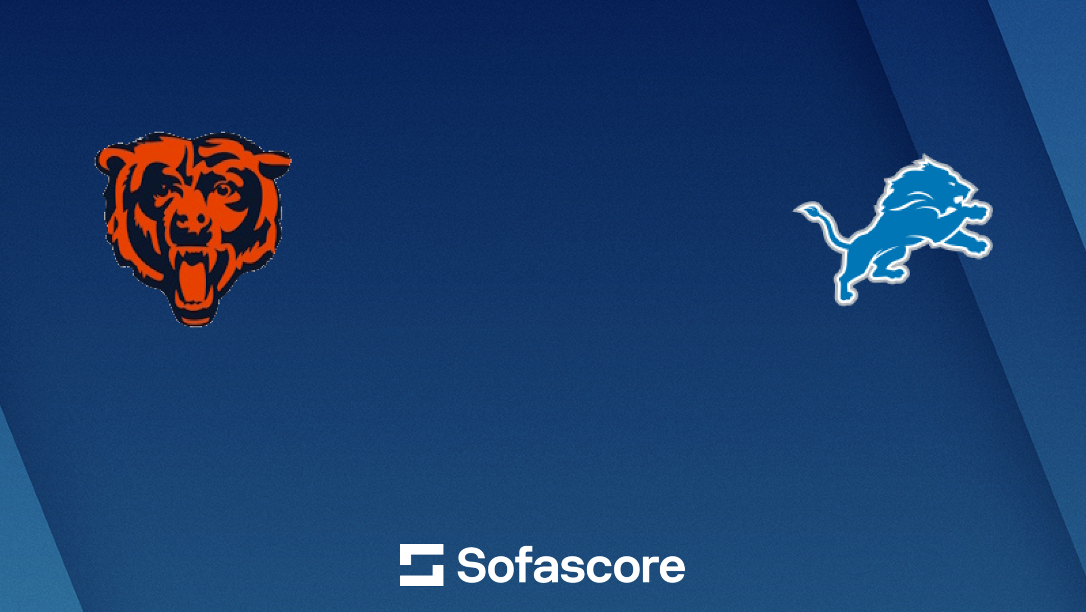 Bears vs Lions live score & H2H | Sofascore