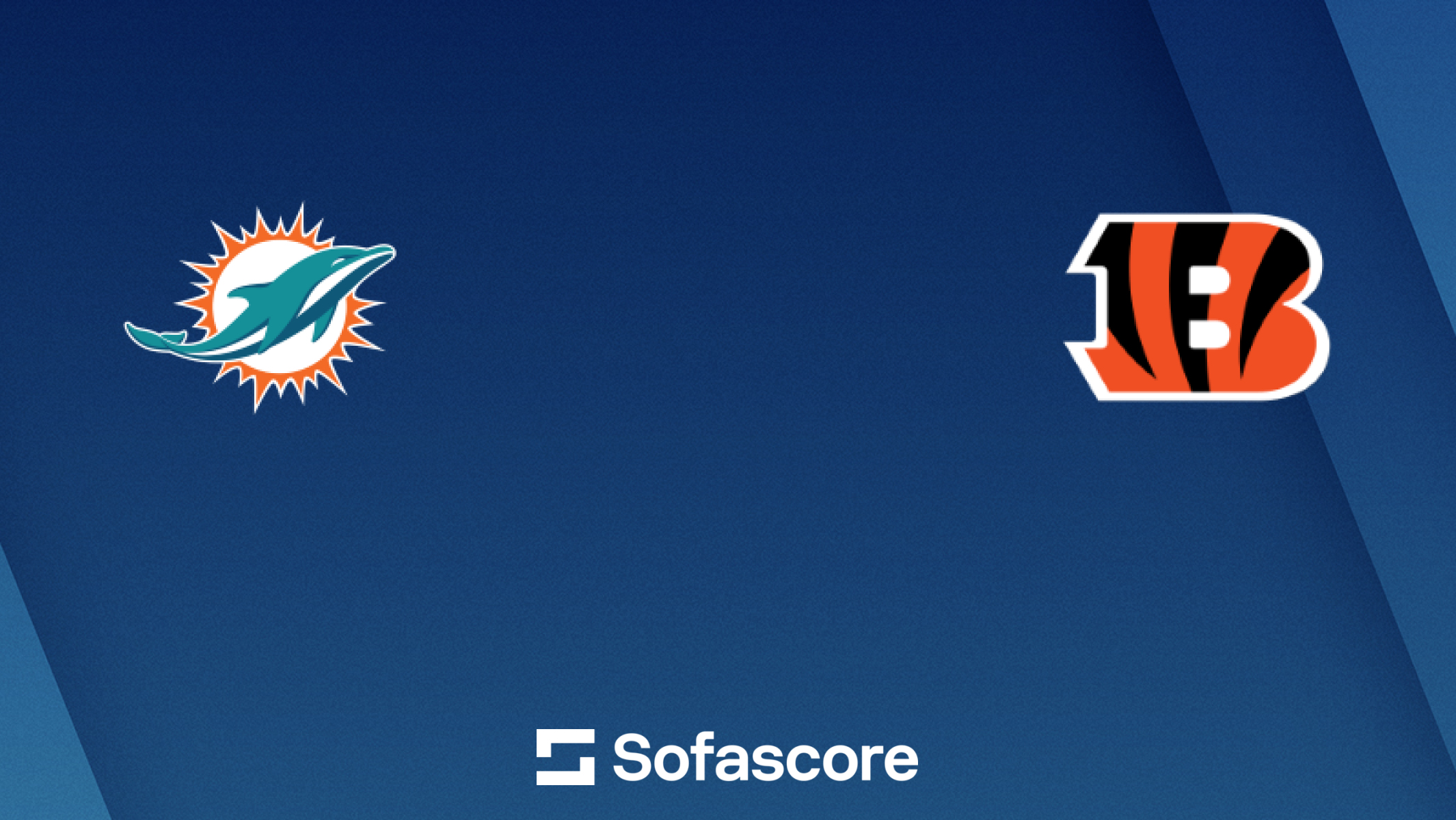 Dolphins vs Bengals live score & H2H | Sofascore