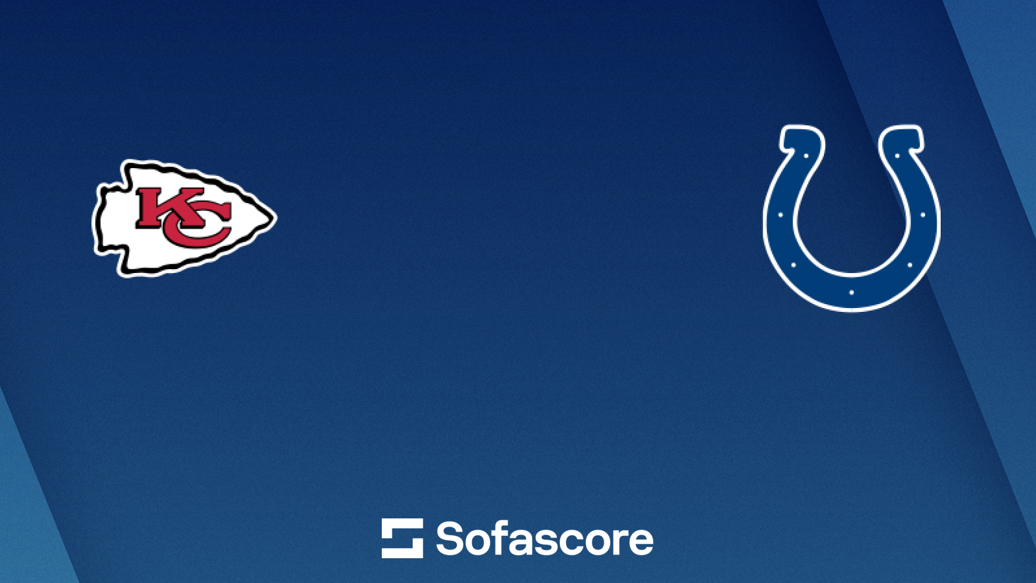 Chiefs vs Colts live score & H2H | Sofascore