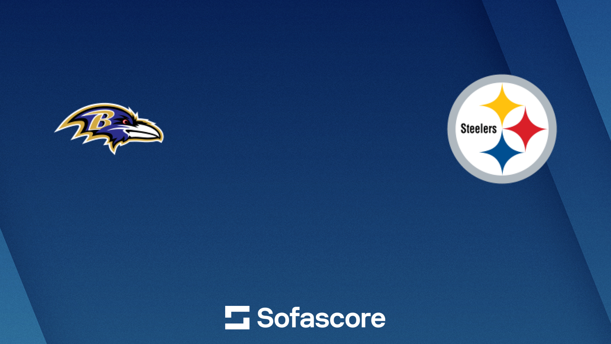 Ravens vs Steelers live score & H2H | Sofascore