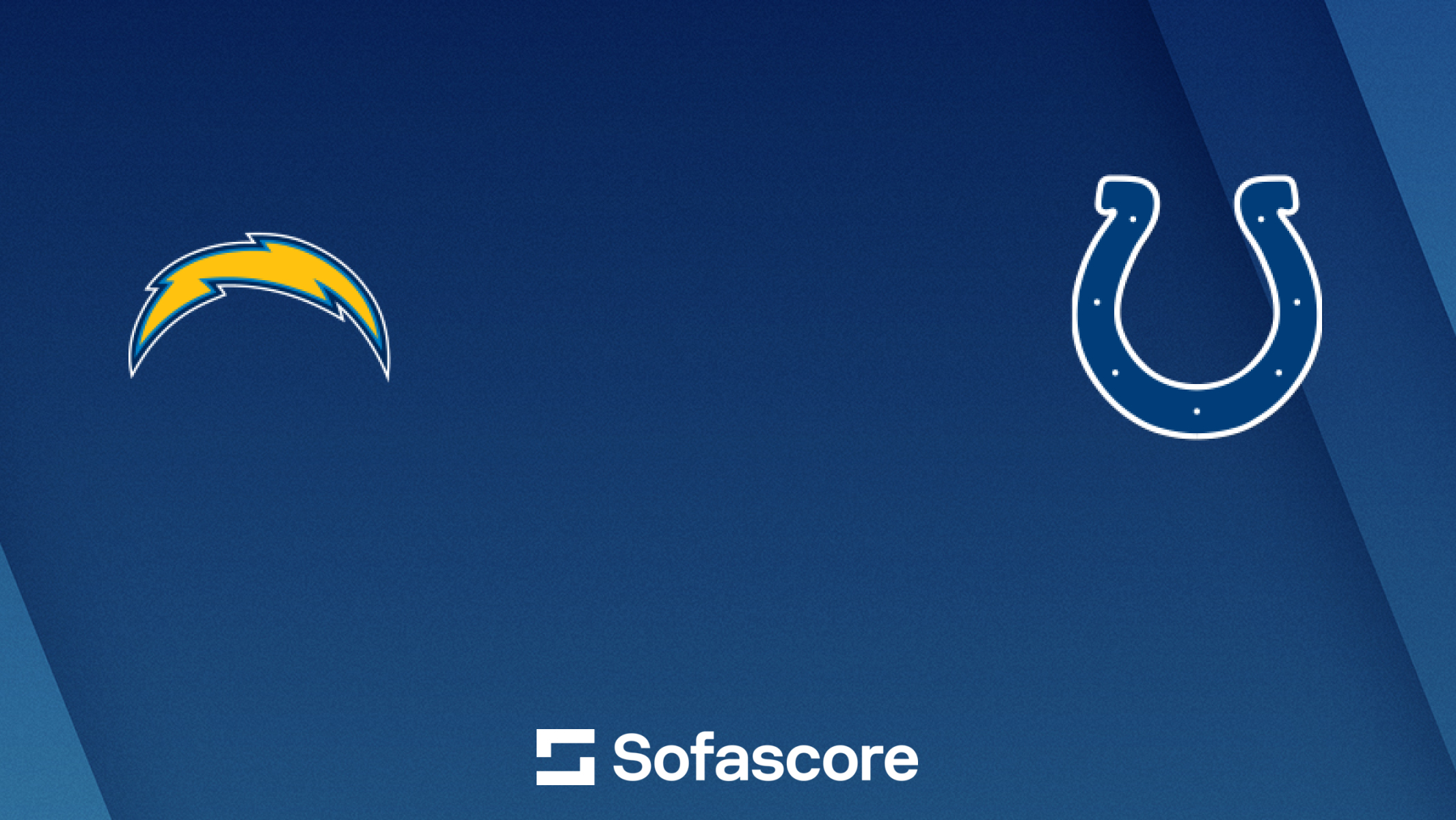 Chargers vs Colts live score & H2H | Sofascore