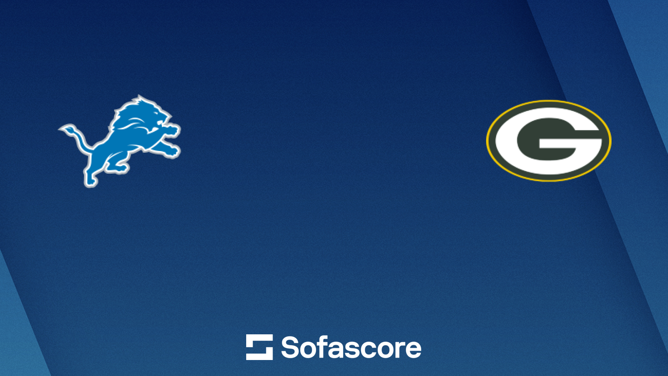 Lions vs Packers live score & H2H | Sofascore
