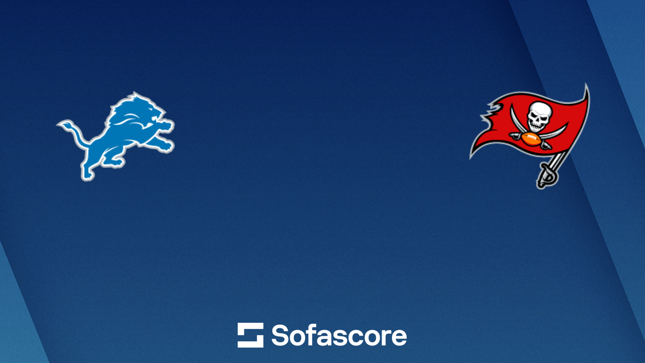 Lions vs Buccaneers live score & H2H | Sofascore