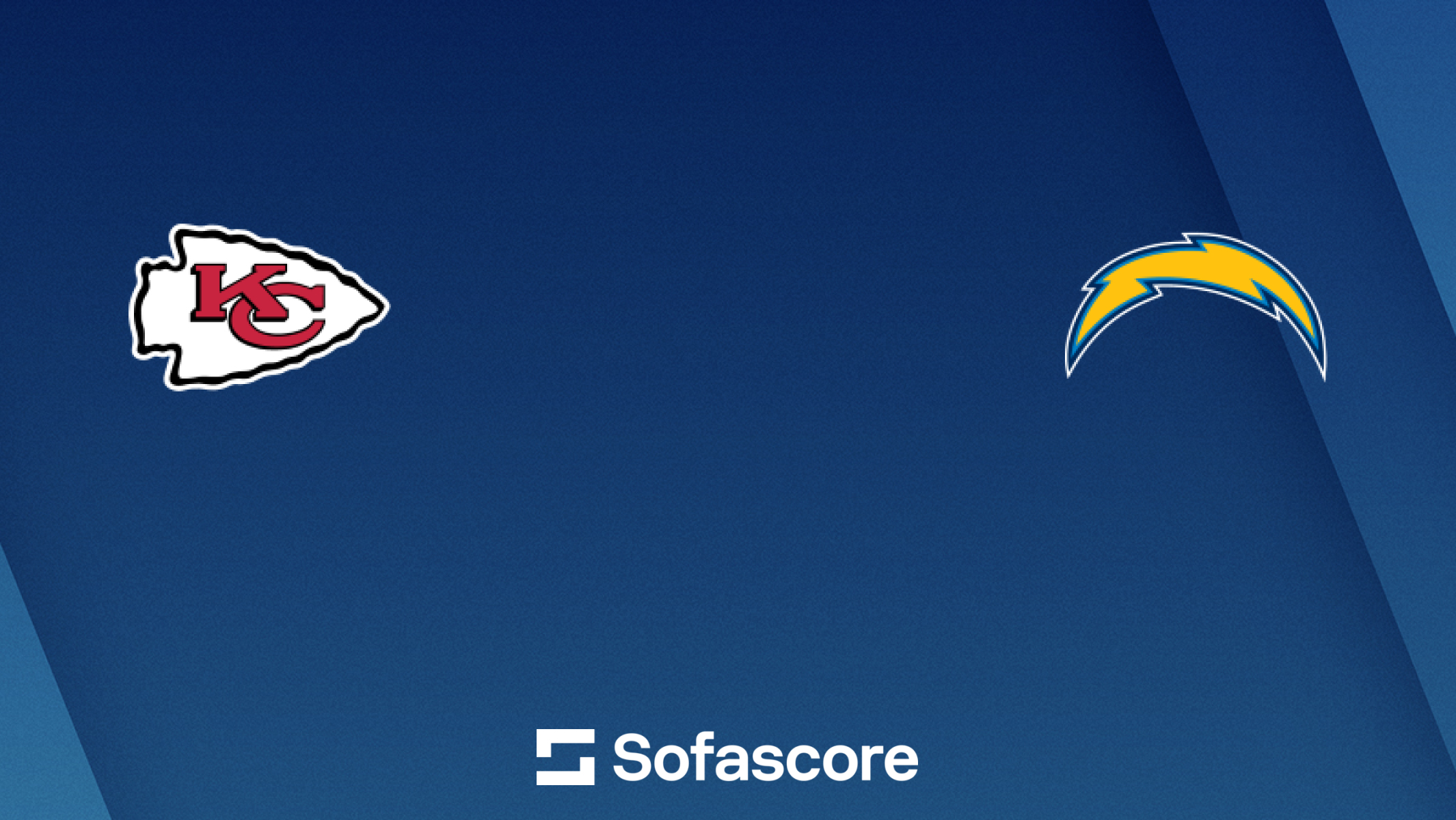 Chiefs vs Chargers live score & H2H | Sofascore