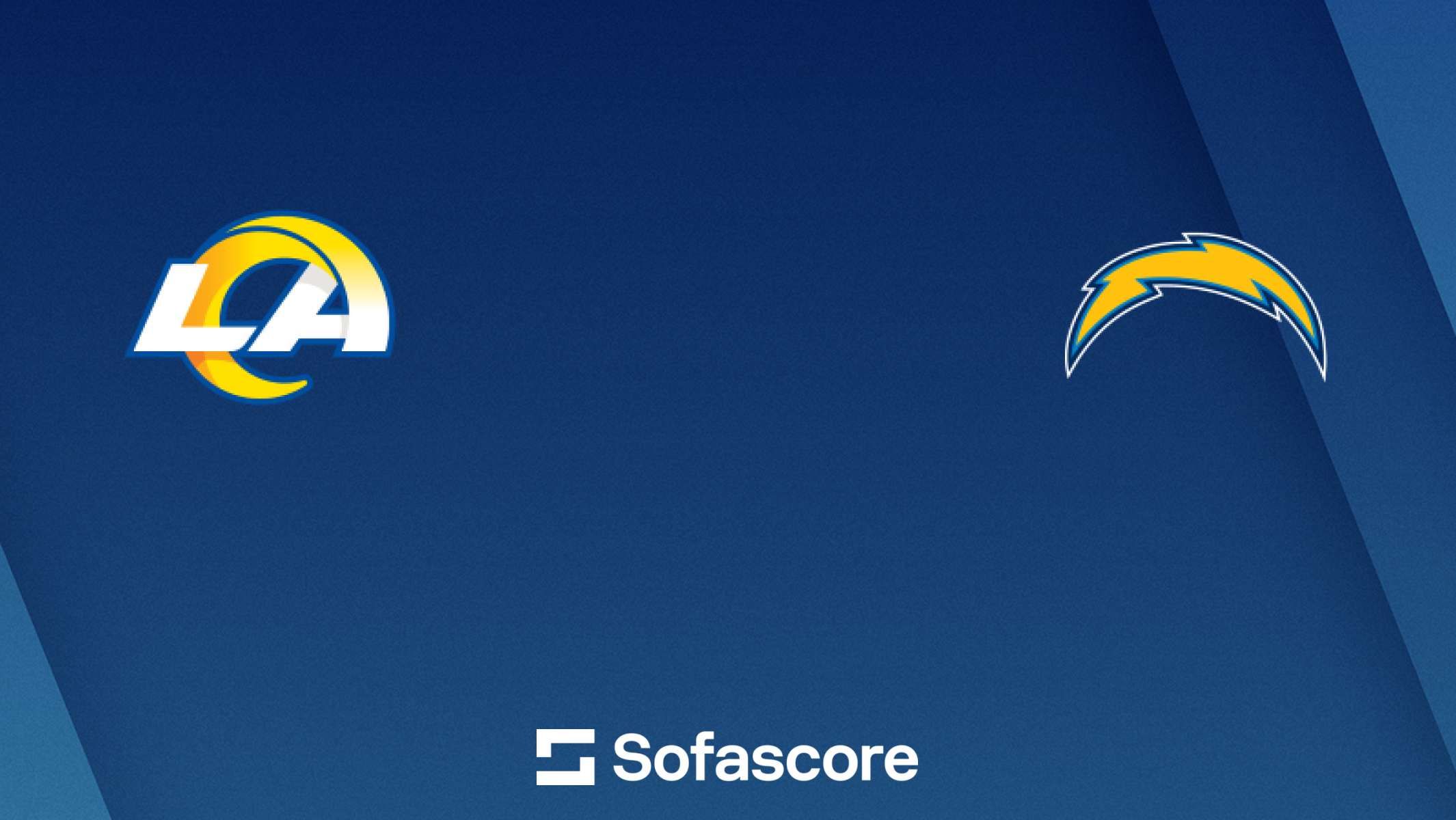 Rams vs Chargers live score & H2H | Sofascore