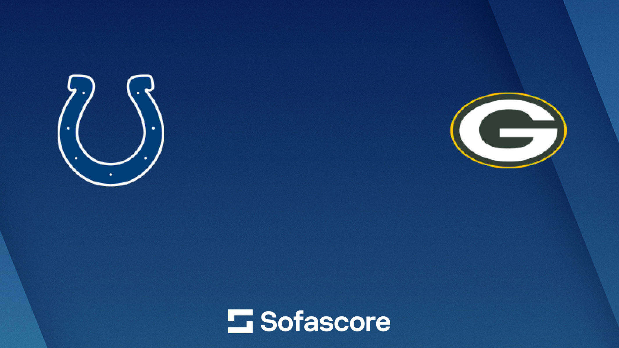 Colts vs Packers live score & H2H | Sofascore