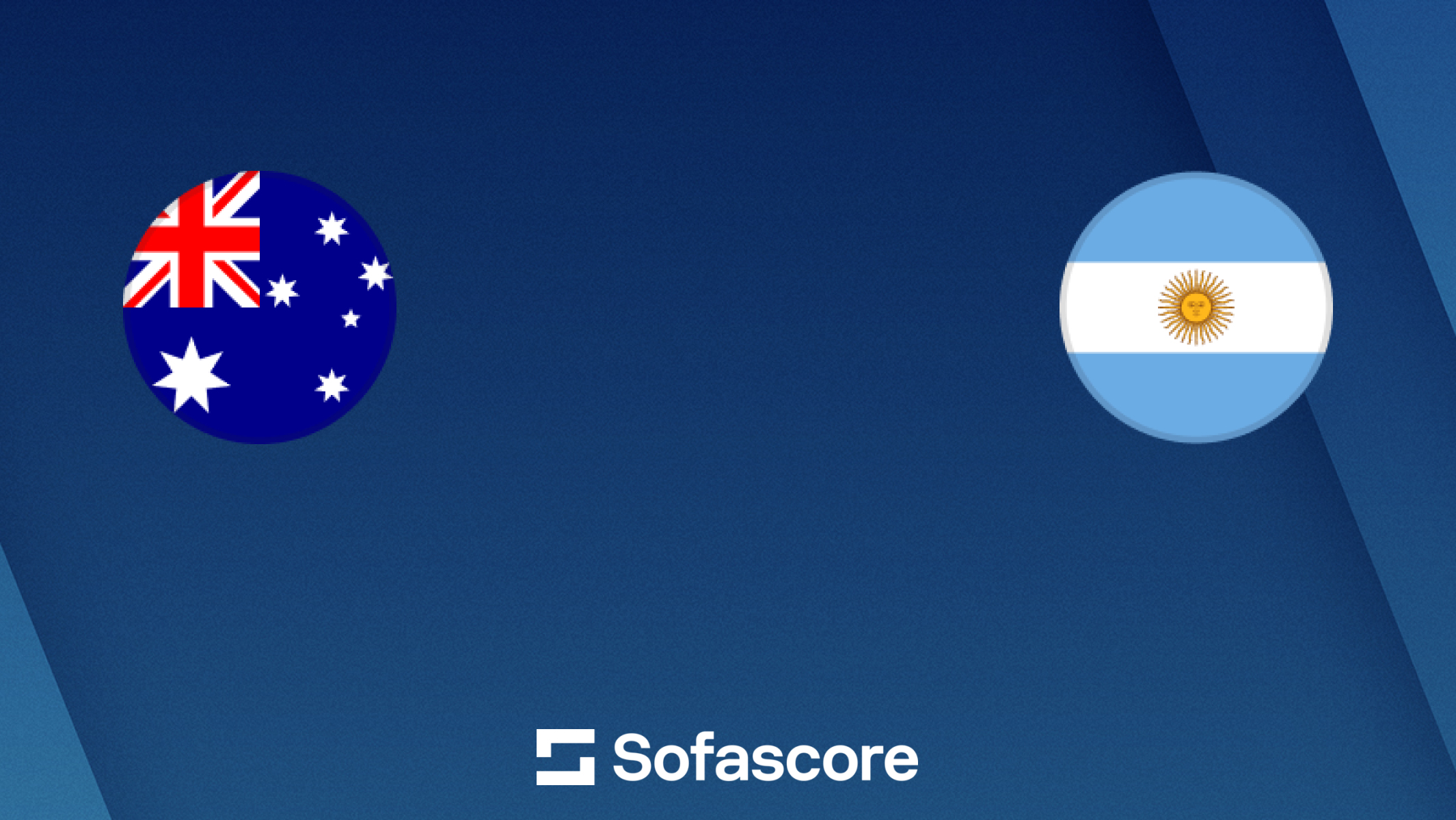 Australia vs Argentina live score, H2H and lineups | Sofascore