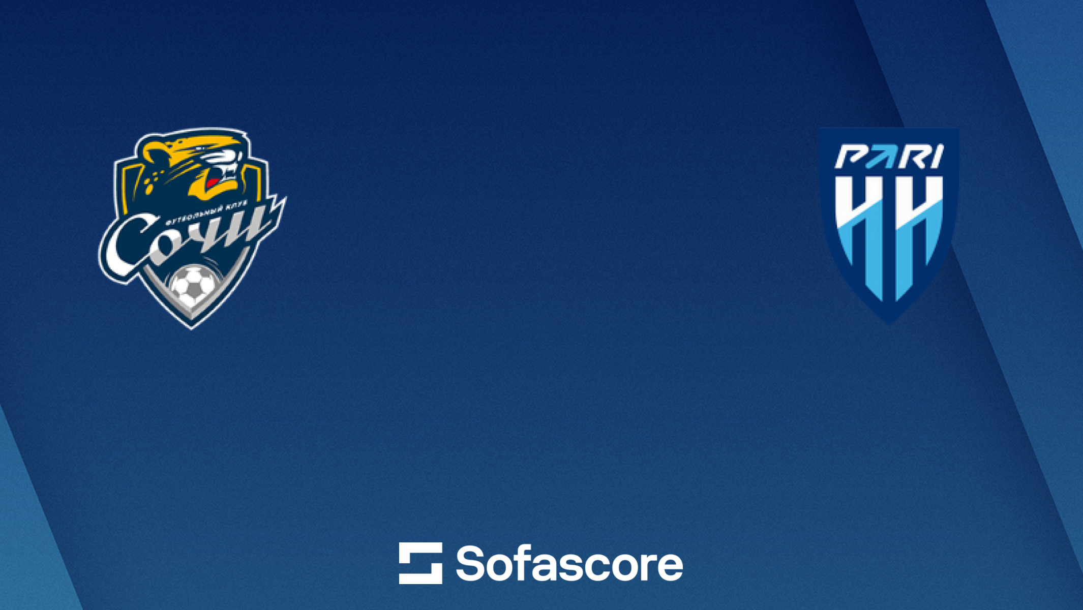 FC Sochi - Pari Nizhny Novgorod результат, H2H и составы | Sofascore