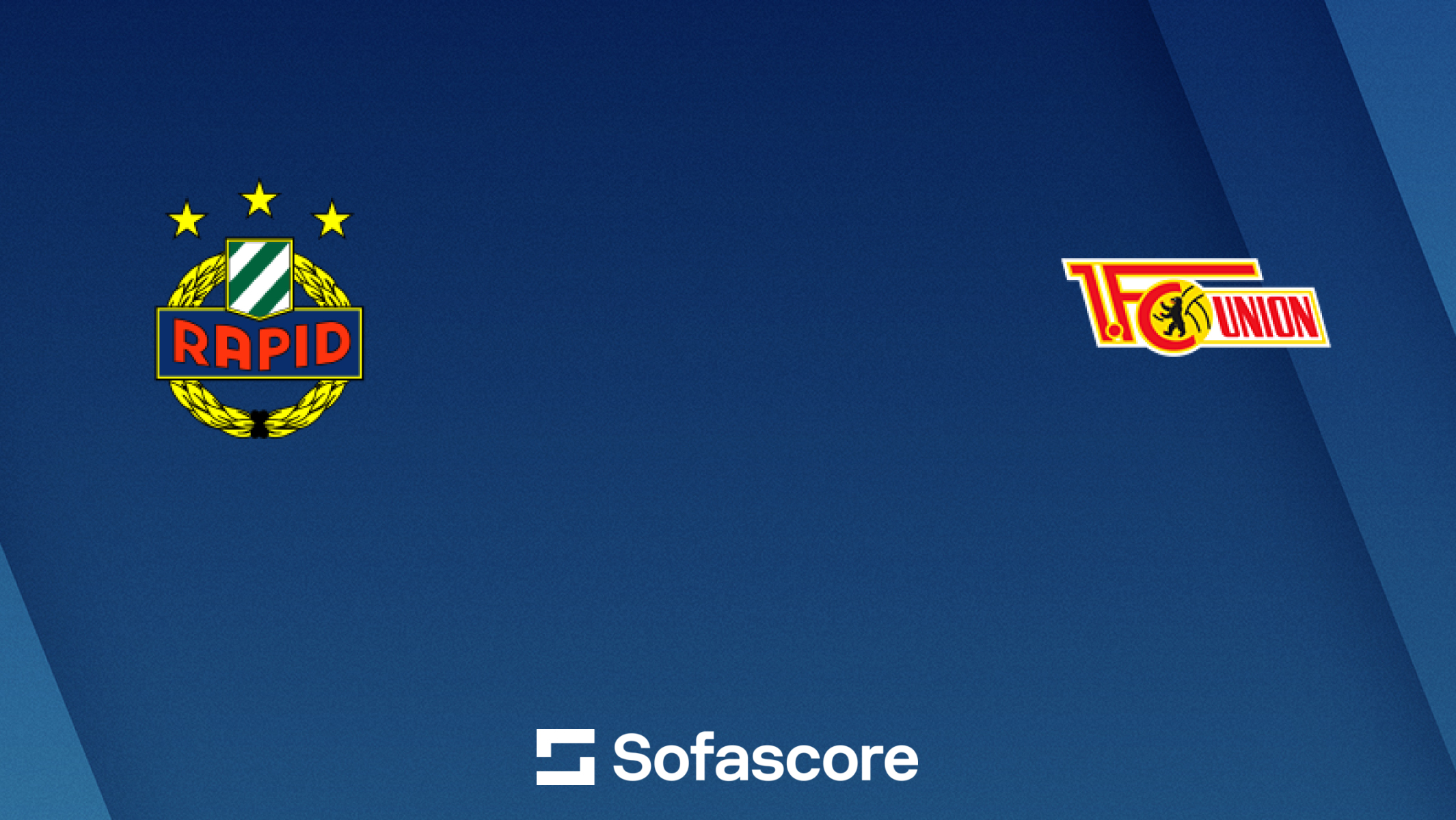 SK Rapid Wien vs 1. FC Union Berlin live score, H2H and lineups | Sofascore