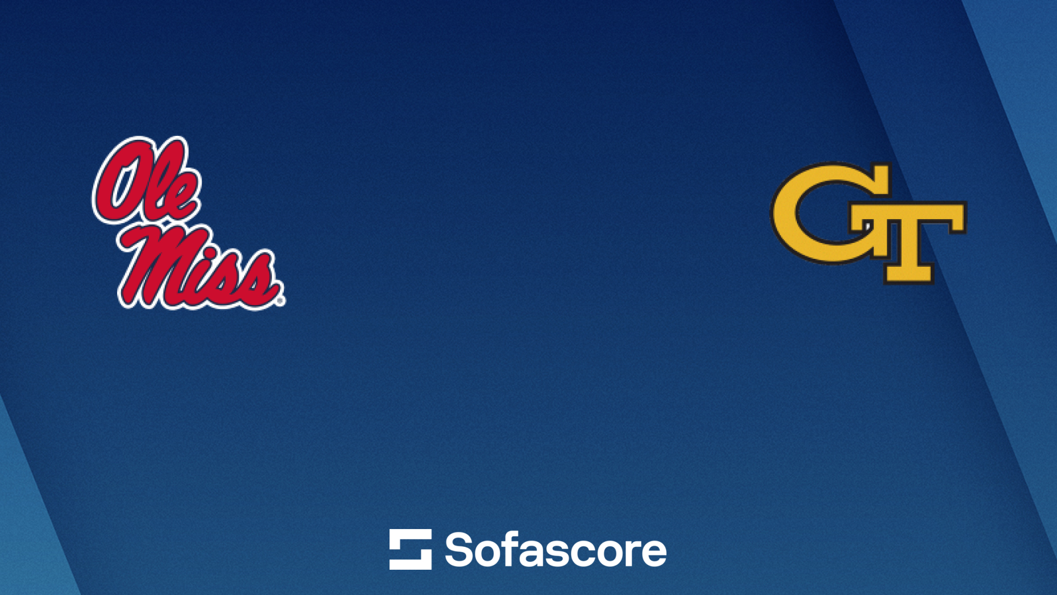 Ole Miss Rebels Georgia Tech Yellow Jackets live score and H2H results ...