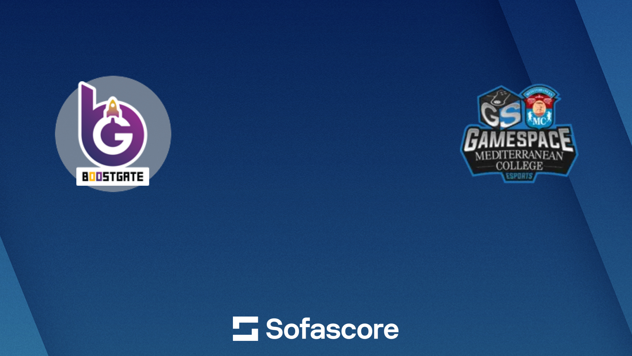 BoostGate Esports – Gamespace Mediterranean College Esports - Live score | Sofascore