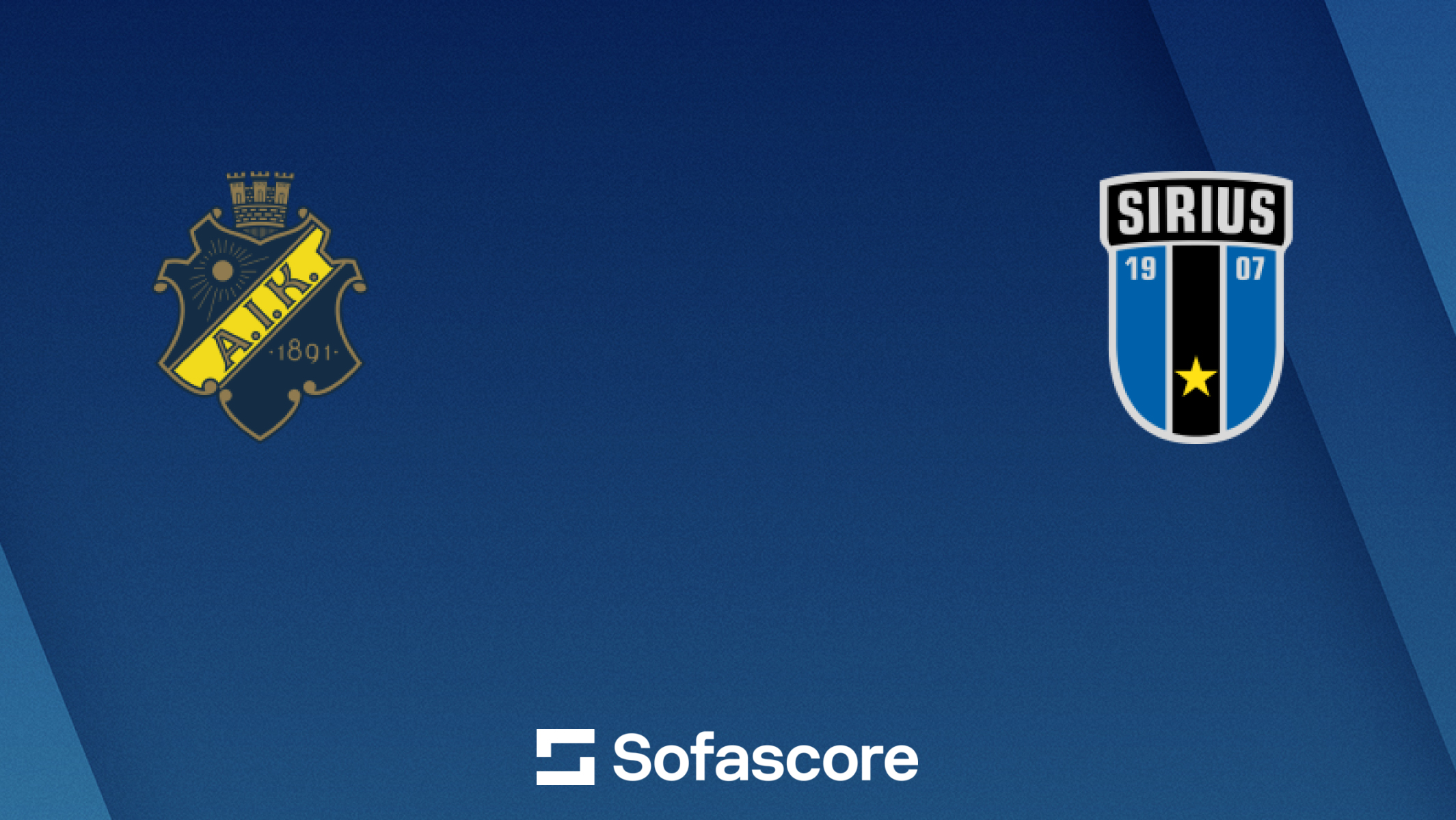 AIK - IK Sirius scores en direct, face-à-face et compositions | Sofascore
