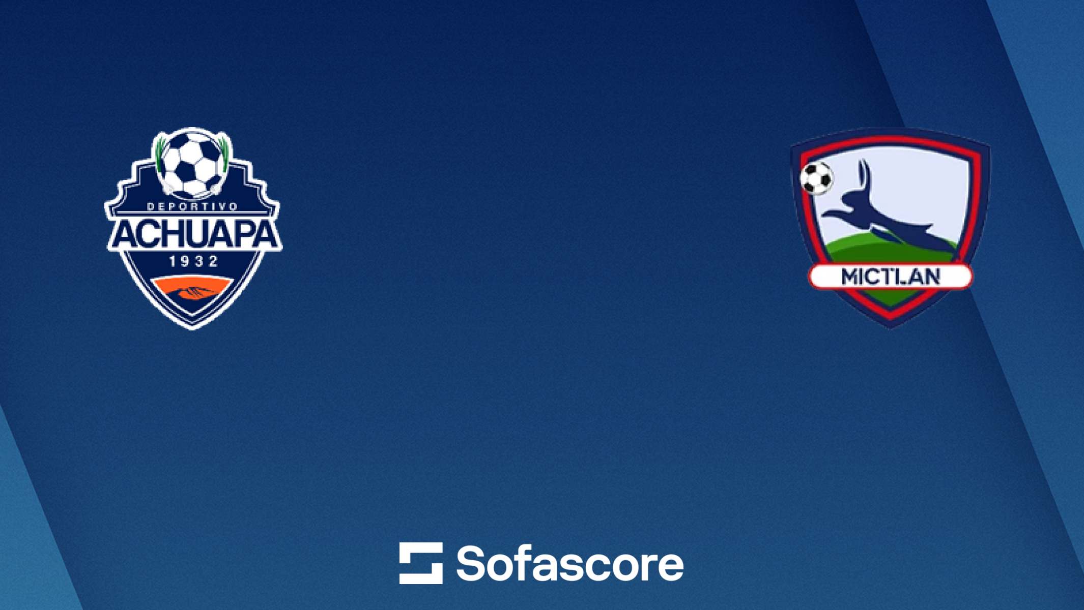 Deportivo Achuapa vs CD Mictlán live score, H2H and lineups | Sofascore