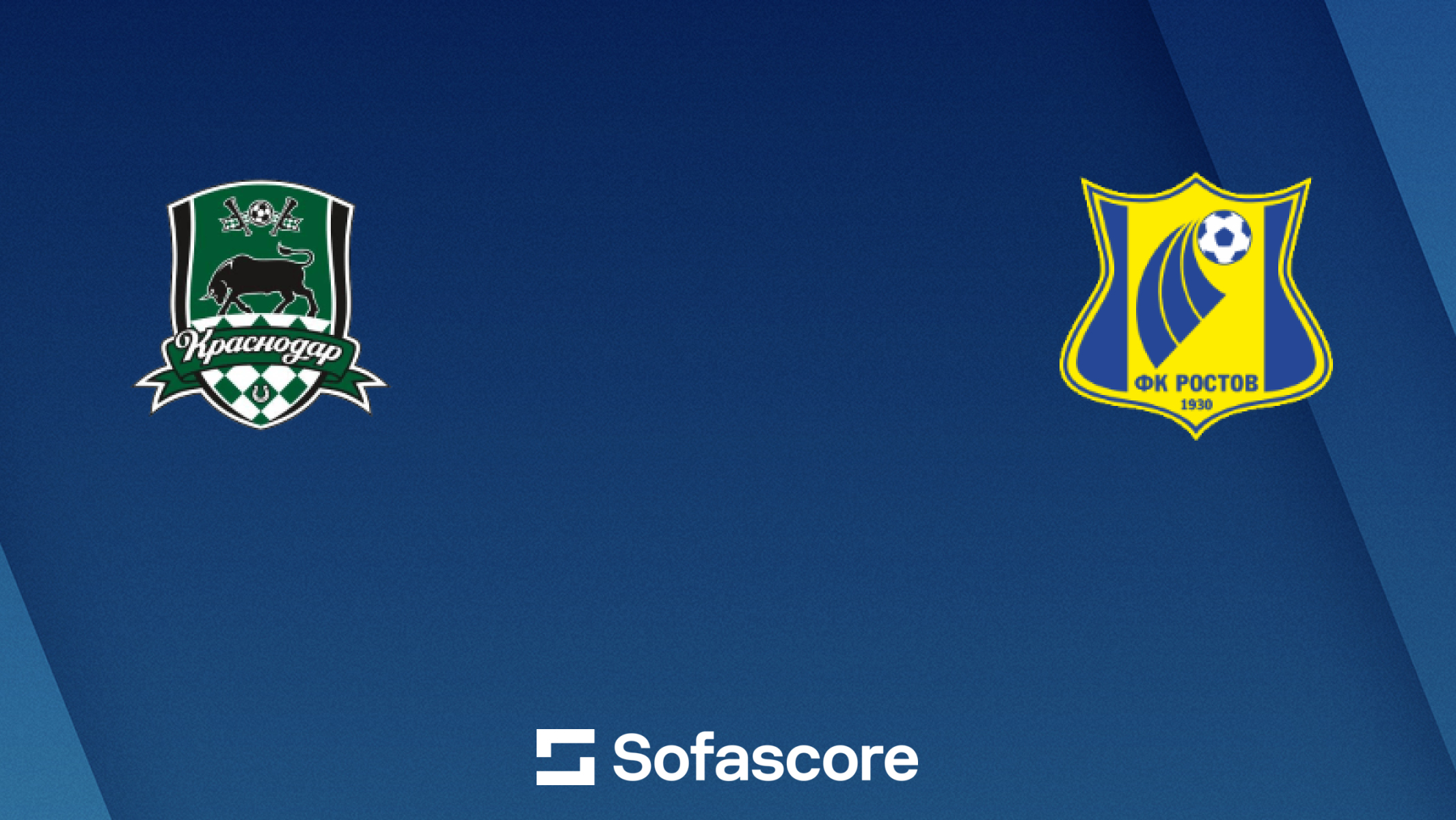 FK Krasnodar vs FC Rostov live score, H2H and lineups | Sofascore