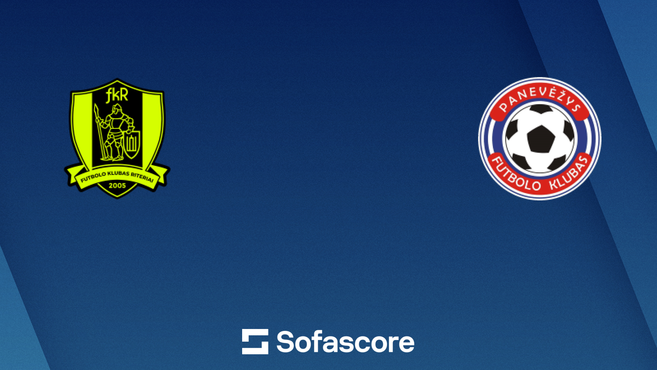 FK Riteriai vs FK Panevėžys live score, H2H and lineups | Sofascore