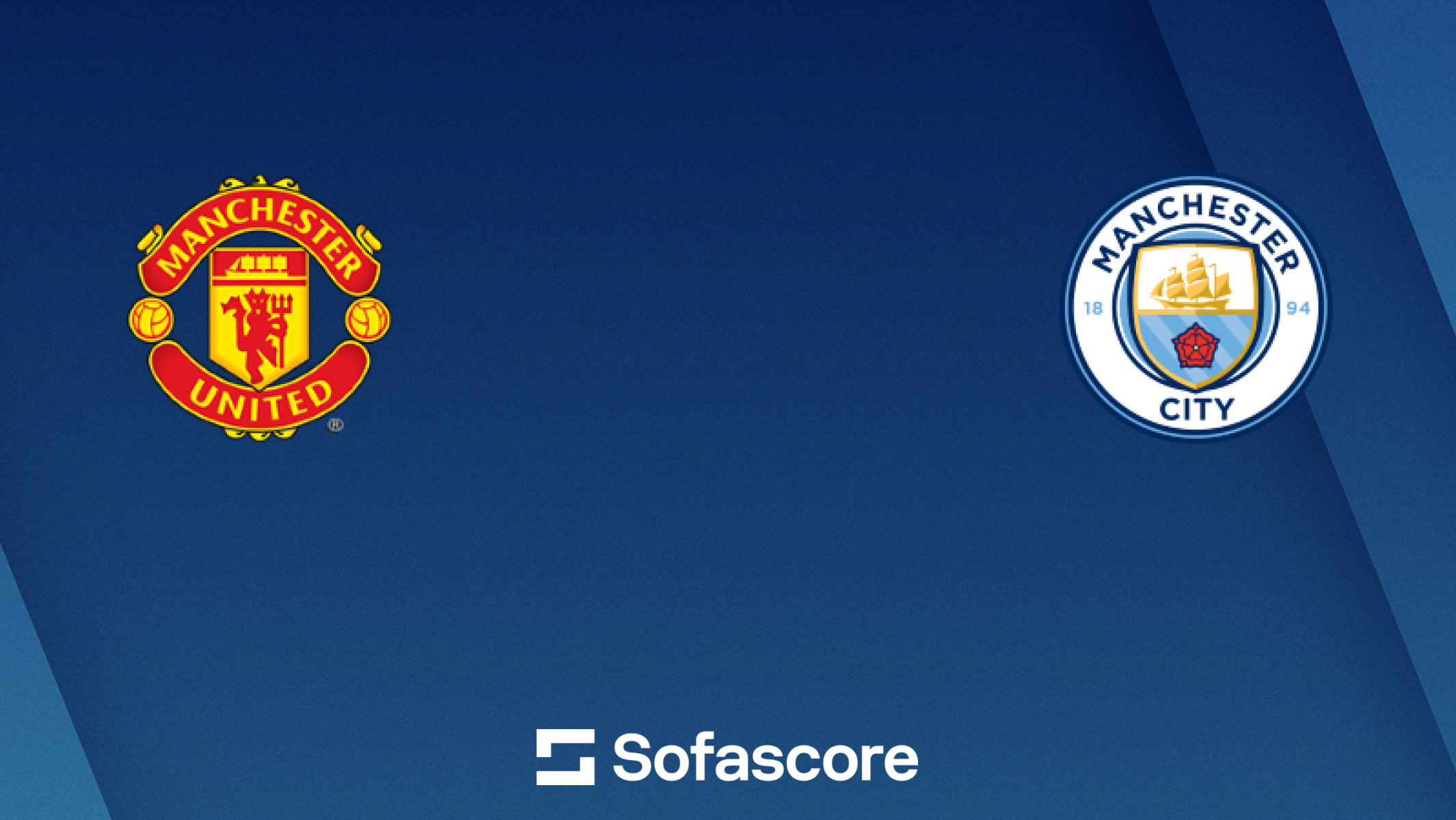 Manchester United vs Manchester City live score, H2H and lineups ...