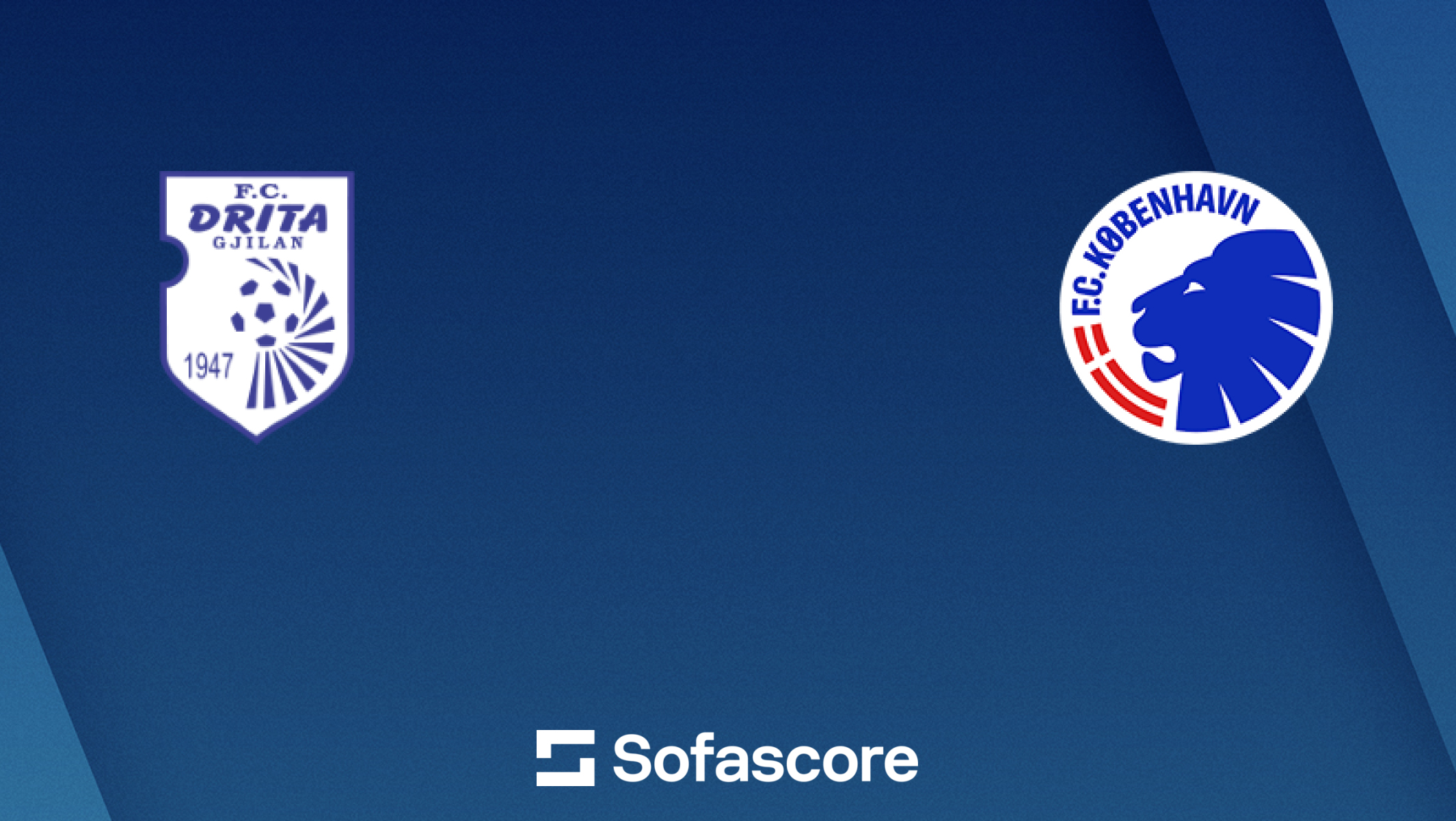 FC Drita x FC København placar ao vivo, H2H e escalações | Sofascore