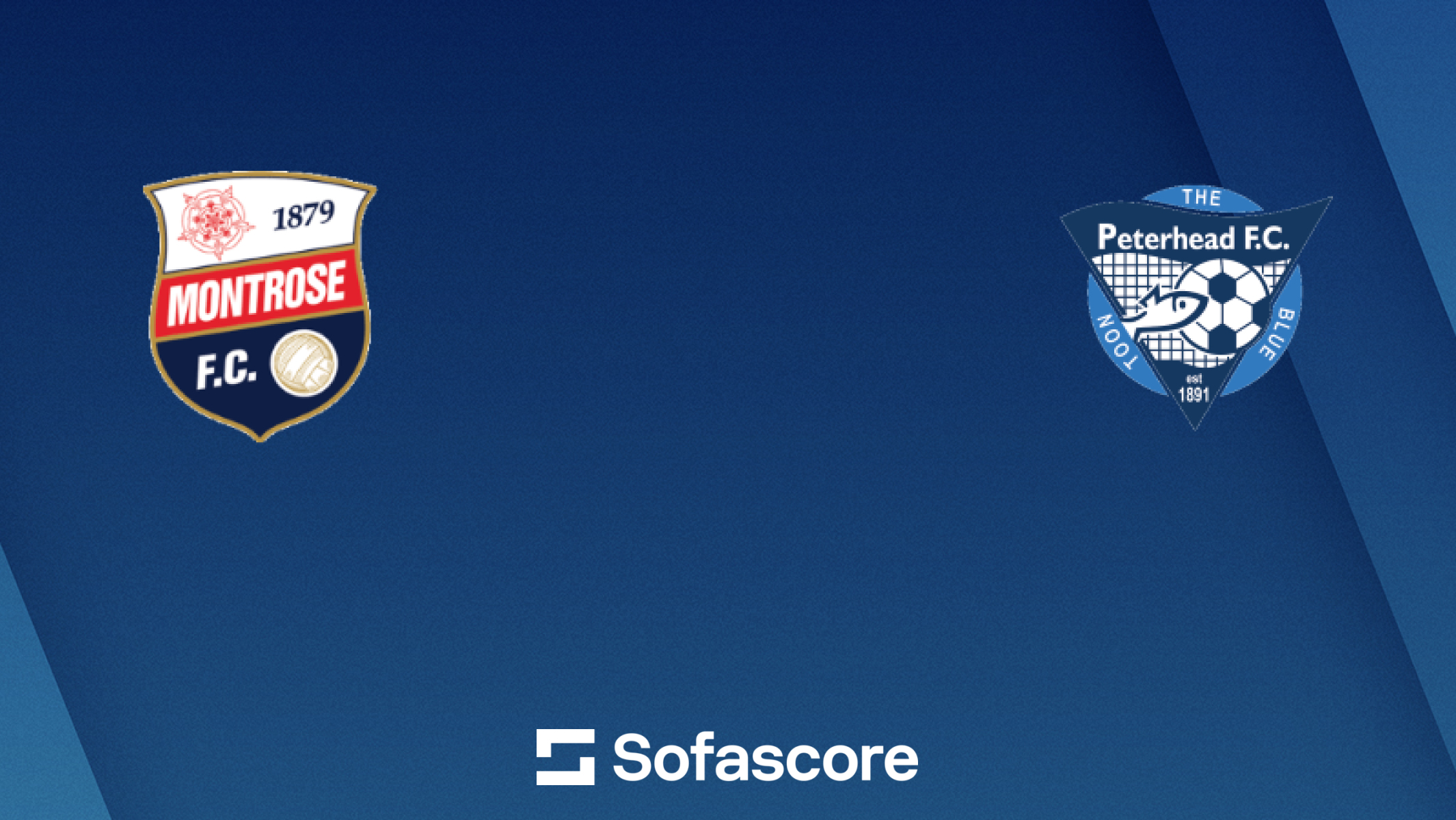 Montrose - Peterhead en vivo, resultados H2H | Sofascore