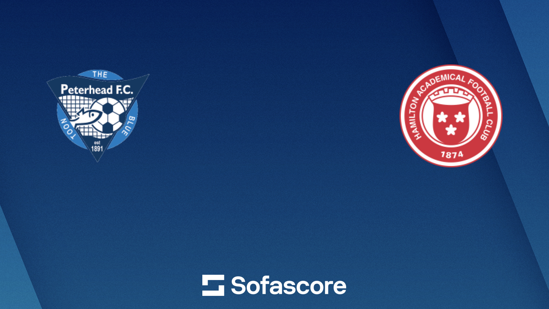 Peterhead - Hamilton Academical en vivo, resultados H2H | Sofascore