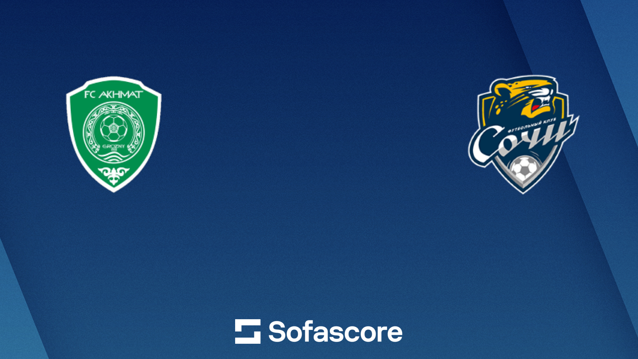 Akhmat Grozny vs FC Sochi live score, H2H and lineups | Sofascore