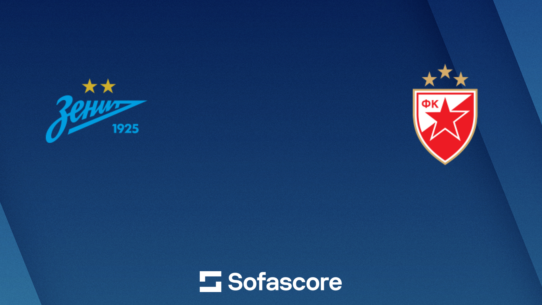 Zenit St. Petersburg vs FK Crvena zvezda live score, H2H and lineups | Sofascore